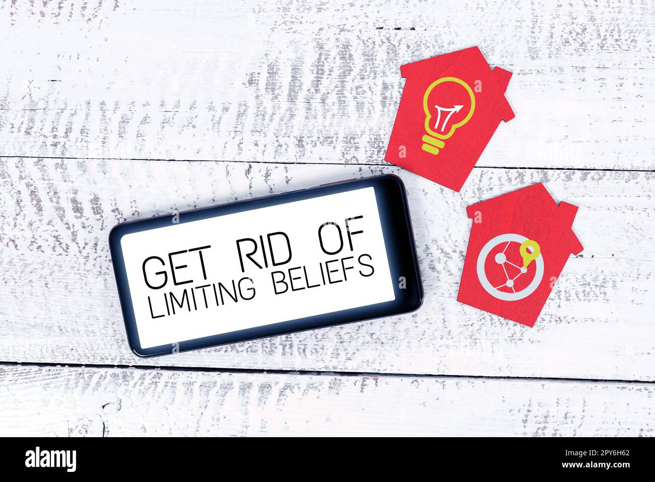 Text caption presenting Get Rid Of Limiting Beliefs. Word Written on ...
