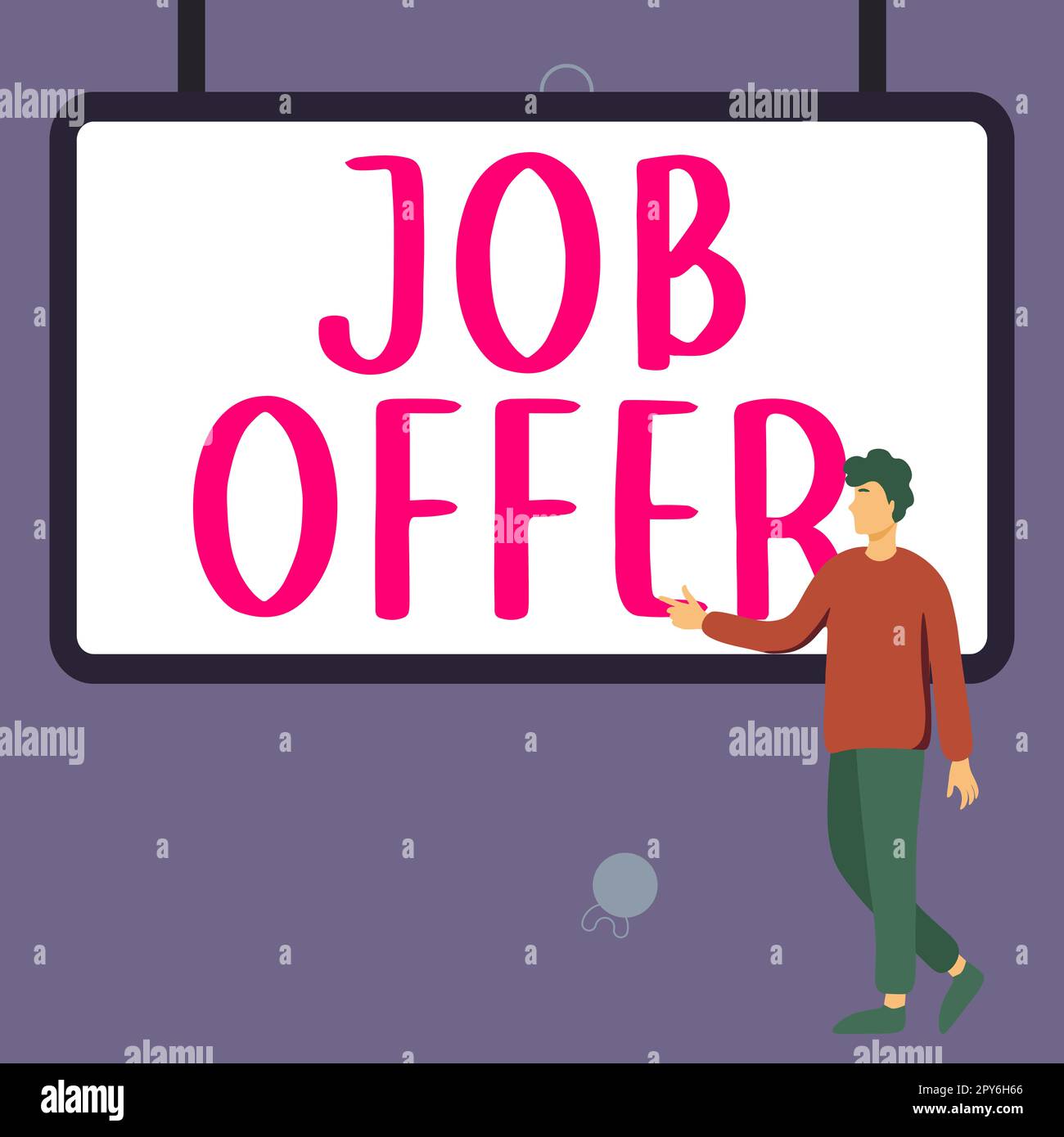 Conceptual display Job Offer. Business showcase A peron or company that ...