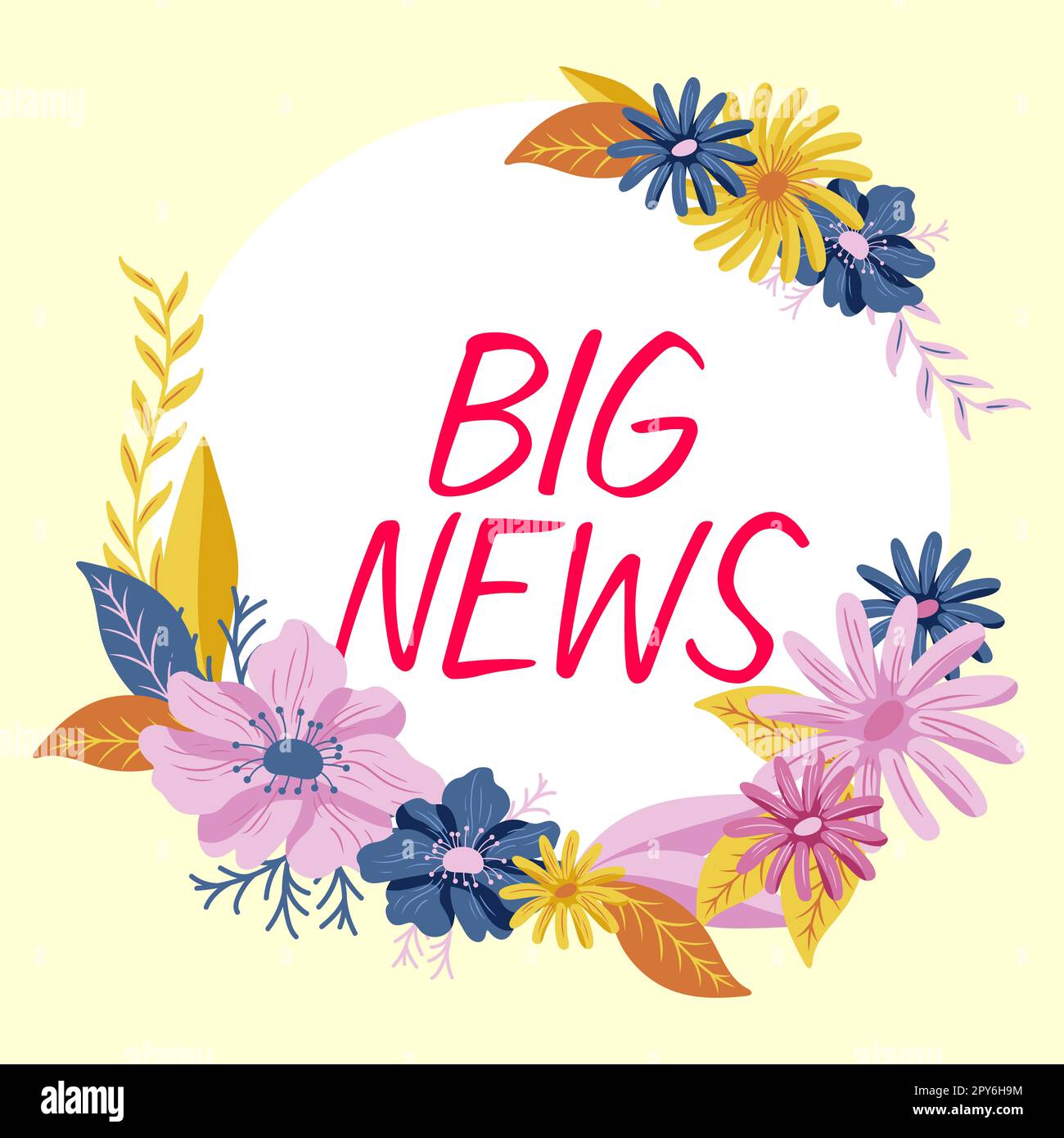 Conceptual display Big News. Conceptual photo knowing actions no one ...