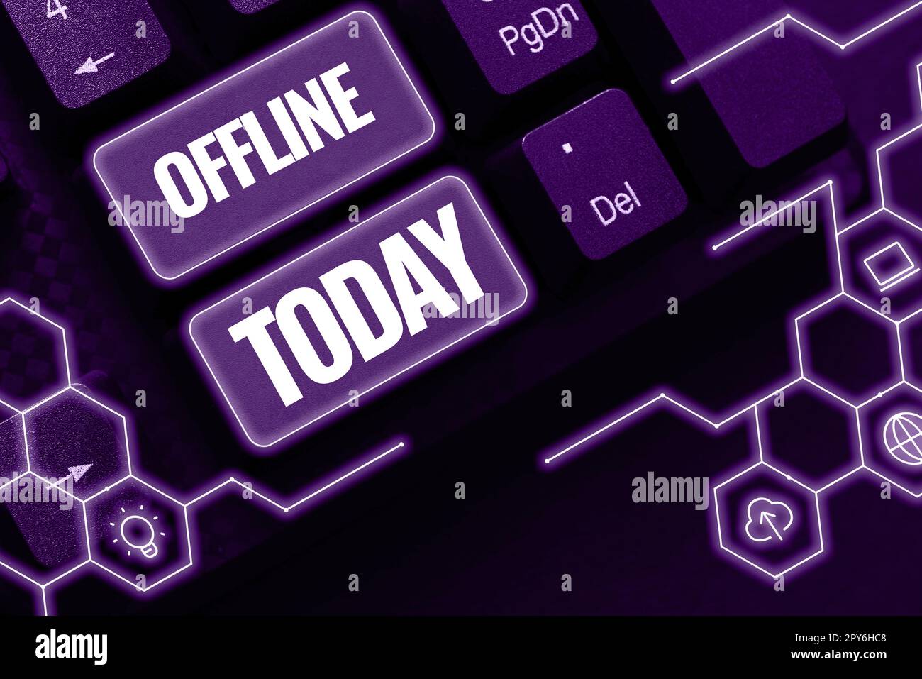 Writing displaying text Offline. Business approach Not having directly ...