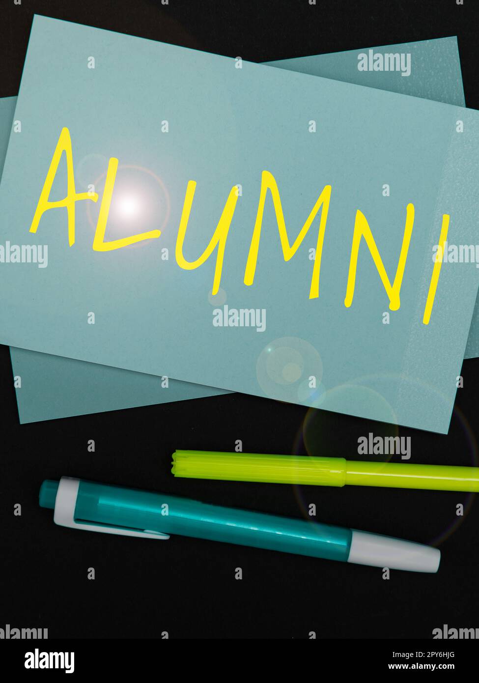 Writing displaying text Alumni. Business idea former pupil or student ...