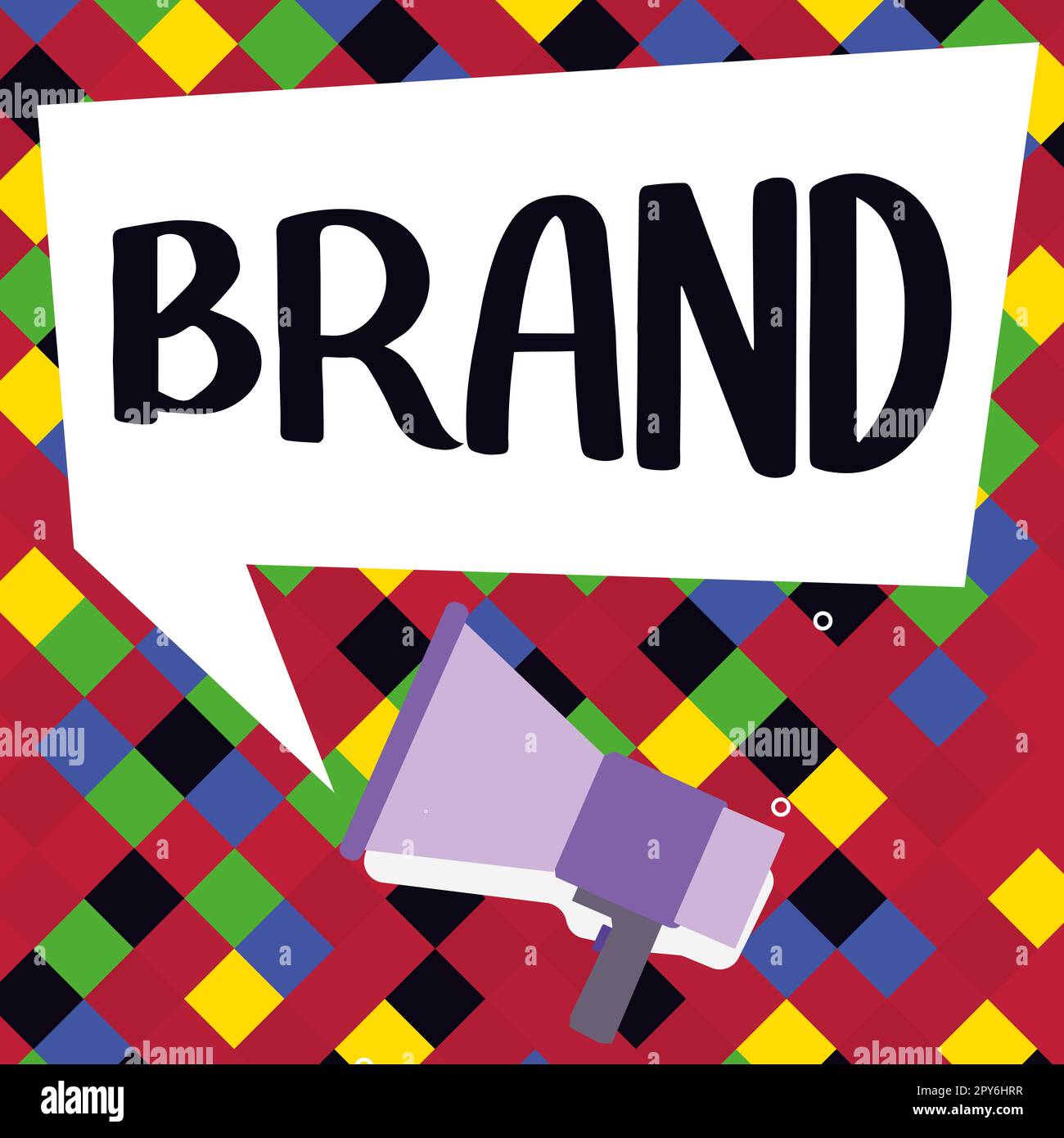 Hand writing sign Brand. Business idea Type of product manufactured by ...