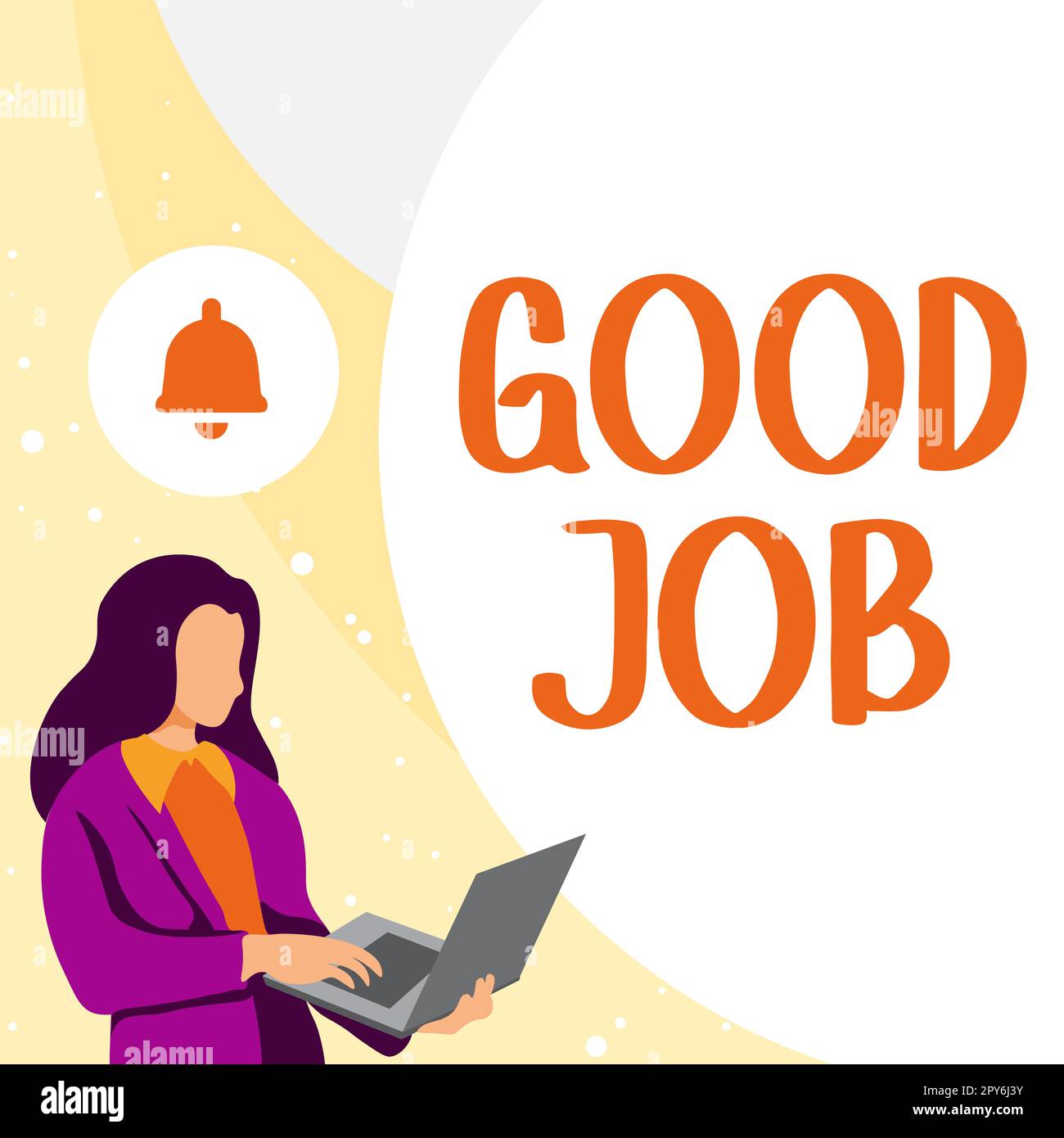 Hand writing sign Good Job. Word for encourage someone for his effort ...