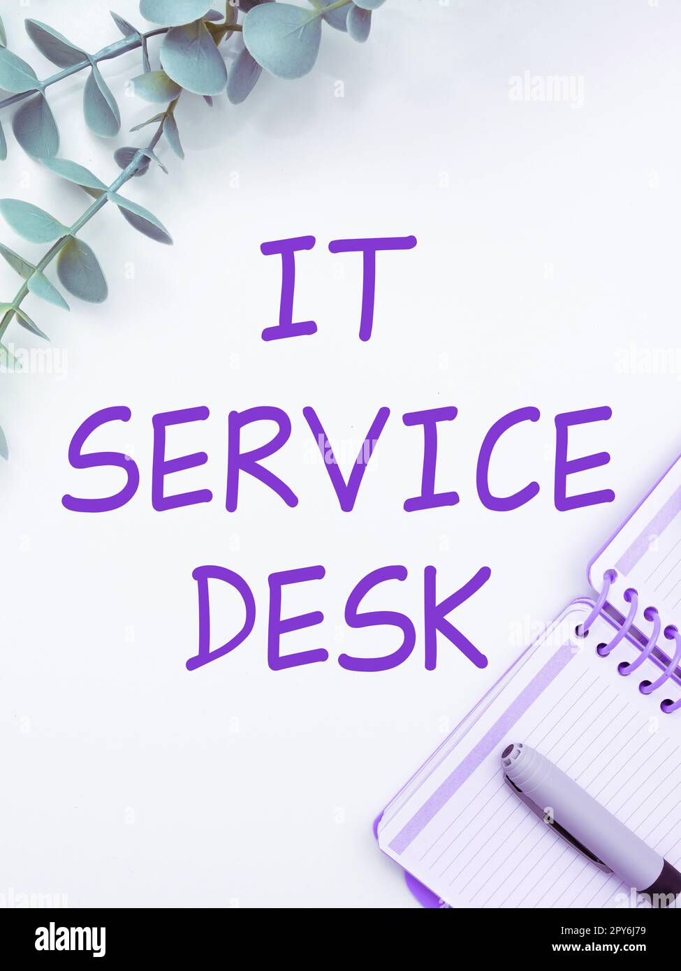 Inspiration showing sign It Service Desk. Word for Technological ...