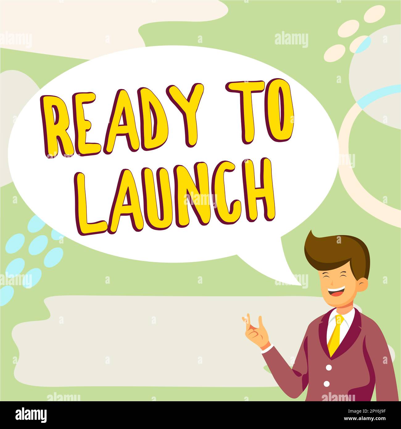 Sign displaying Ready To Launch. Concept meaning an event to celebrate ...