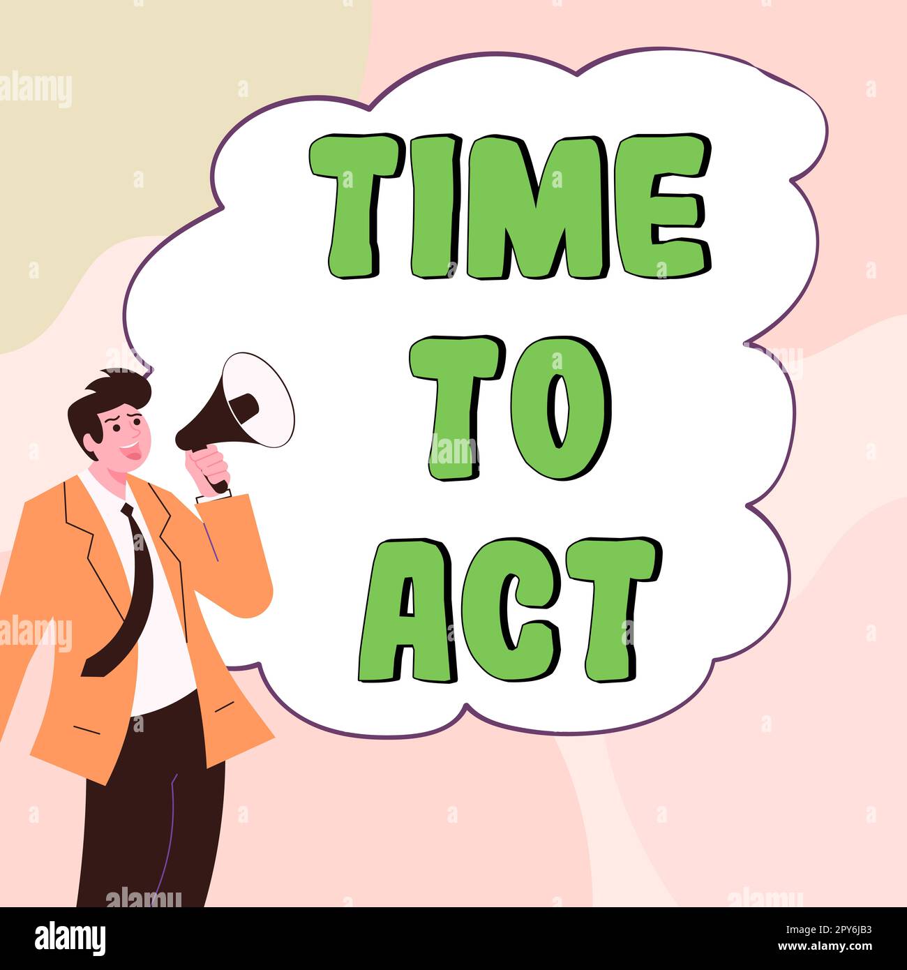 Text showing inspiration Time To Act. Conceptual photo Do it now ...