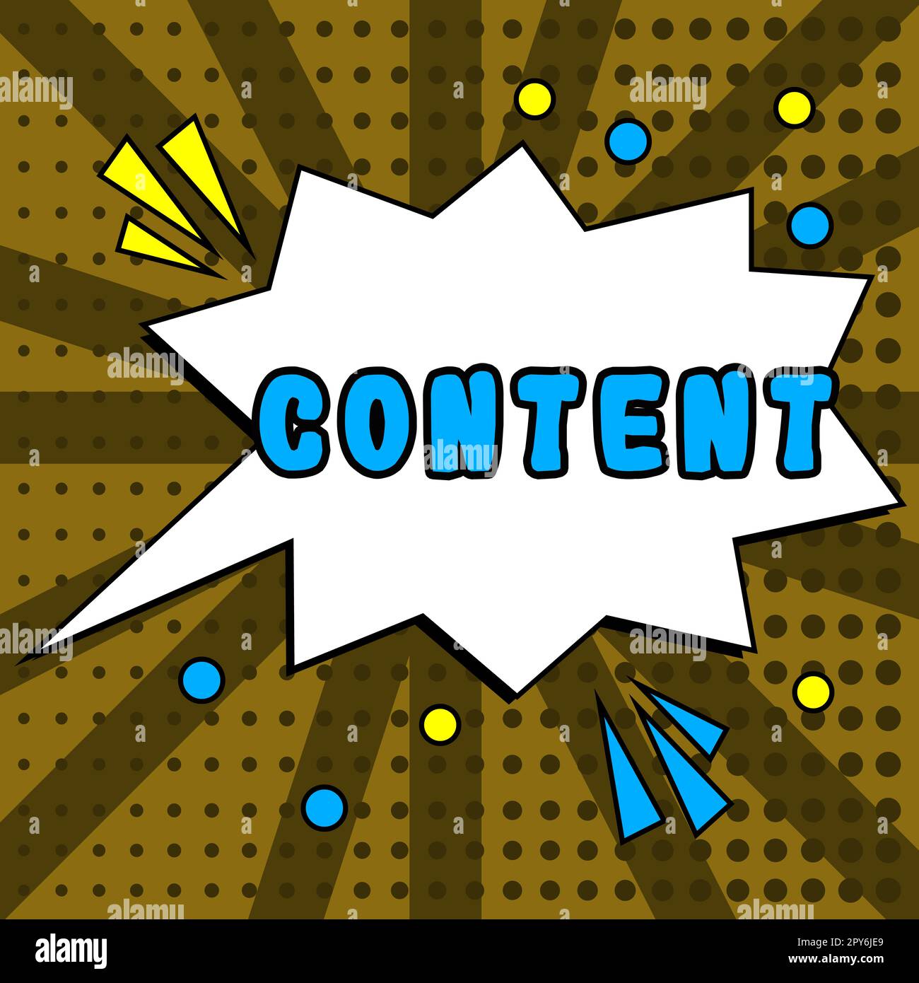 Conceptual display Content. Word Written on Things included in ...