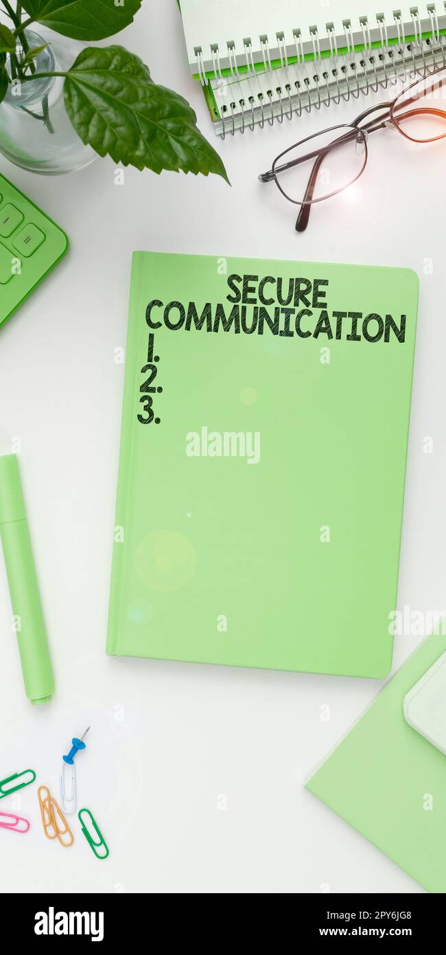 Inspiration Showing Sign Secure Communication Conceptual Photo Preventing Unauthorized