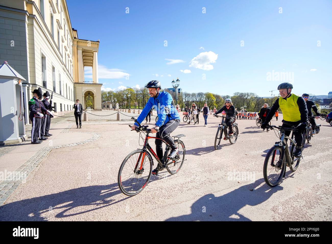 Oslo 20230321.Crown Prince Haakon took part in the opening of this year's Cycle to Work campaign ...