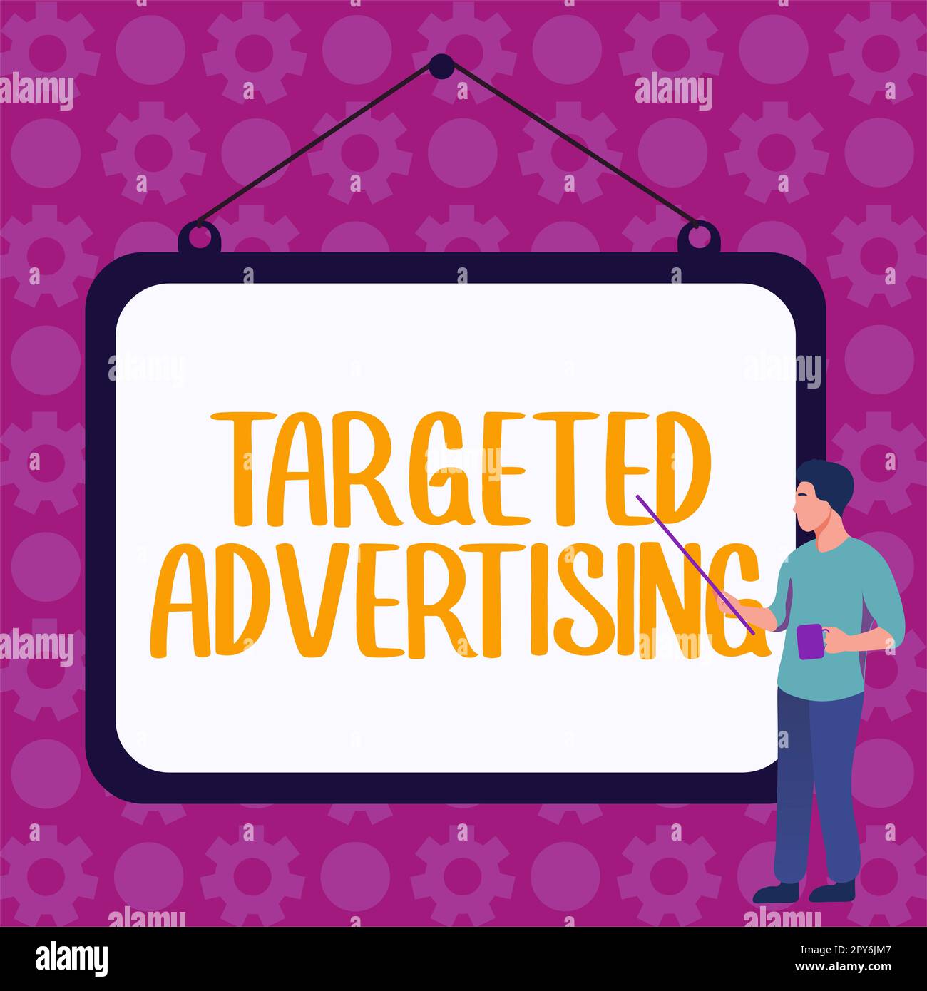 Text caption presenting Targeted Advertising. Business concept Online ...