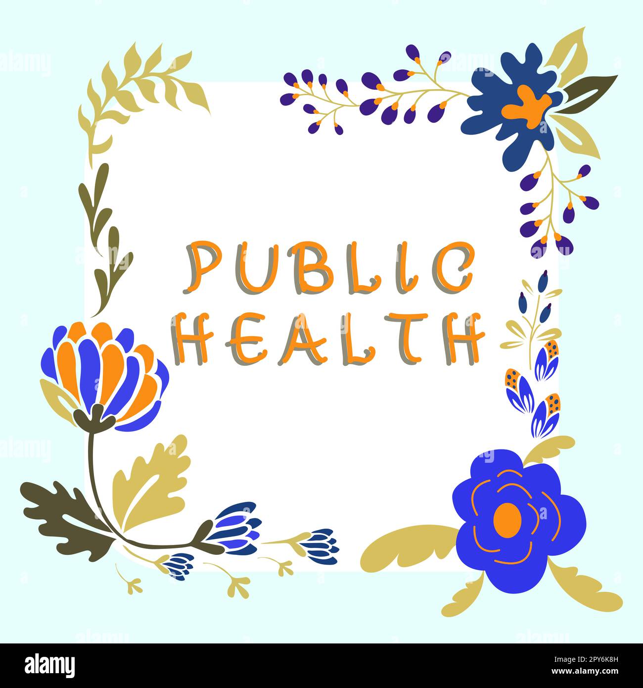 Sign displaying Public Health. Internet Concept Promoting healthy ...