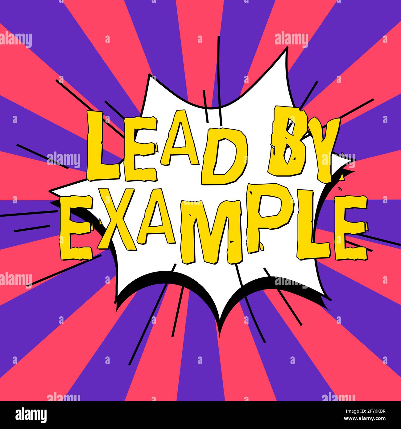 Text caption presenting Lead By Example. Conceptual photo Be a mentor ...
