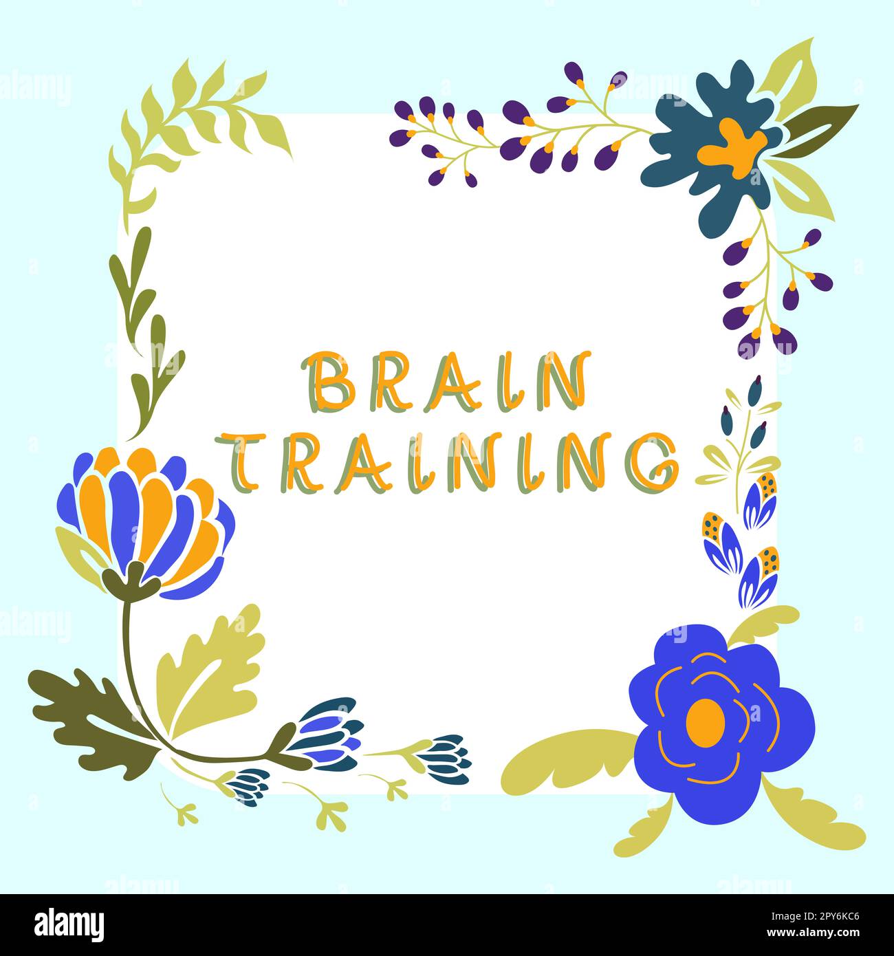 Sign displaying Brain Training. Business idea mental activities to ...