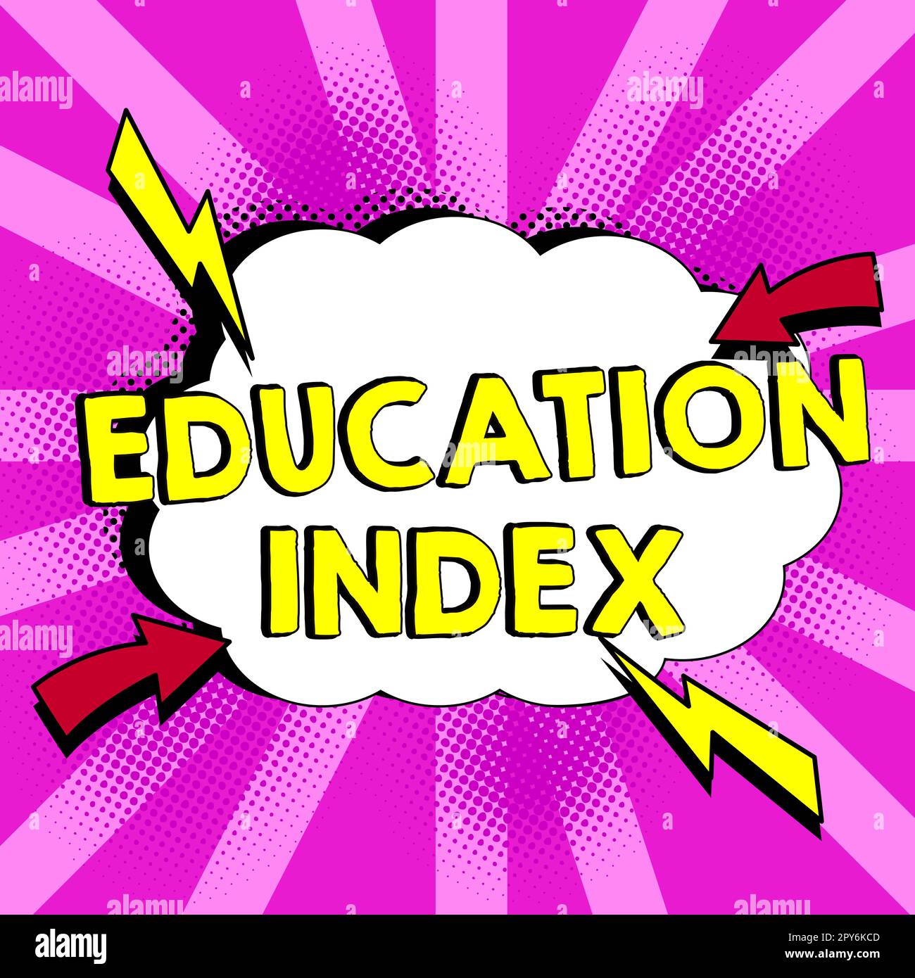 Hand writing sign Education Index. Word Written on aiming to meet ...