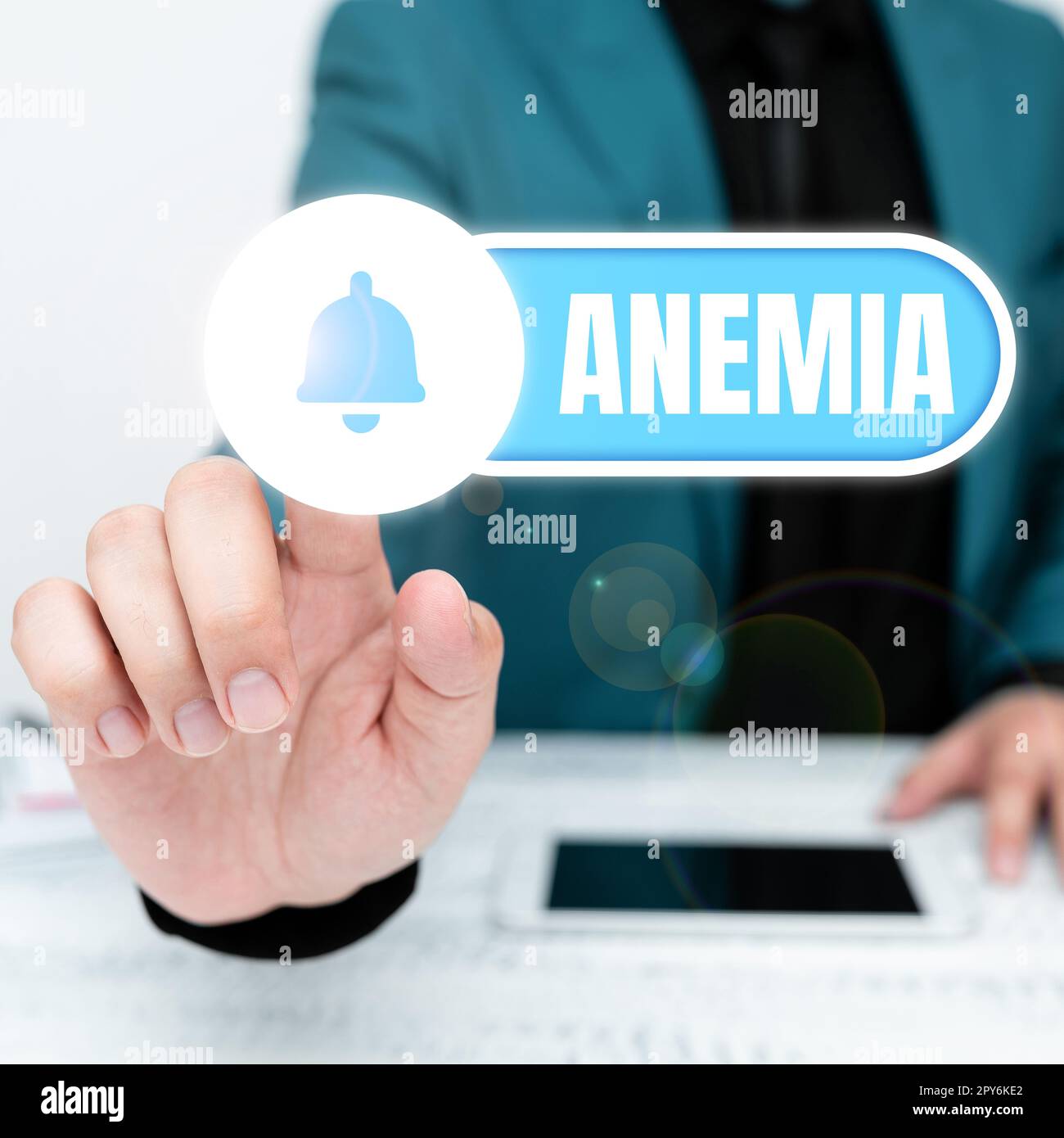 Conceptual caption Anemia. Conceptual photo condition where there ...