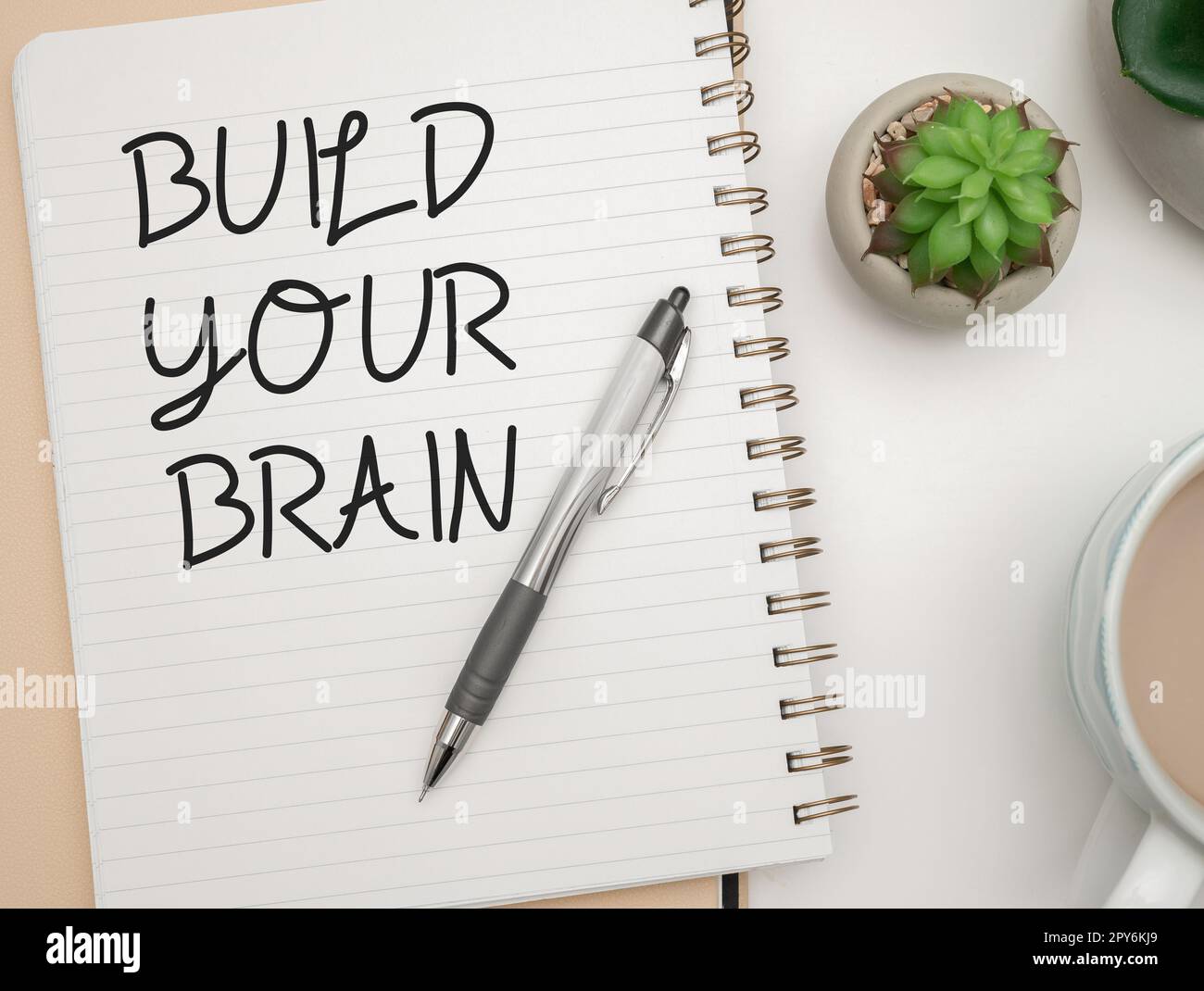 Writing displaying text Build Your Brain. Concept meaning mental ...