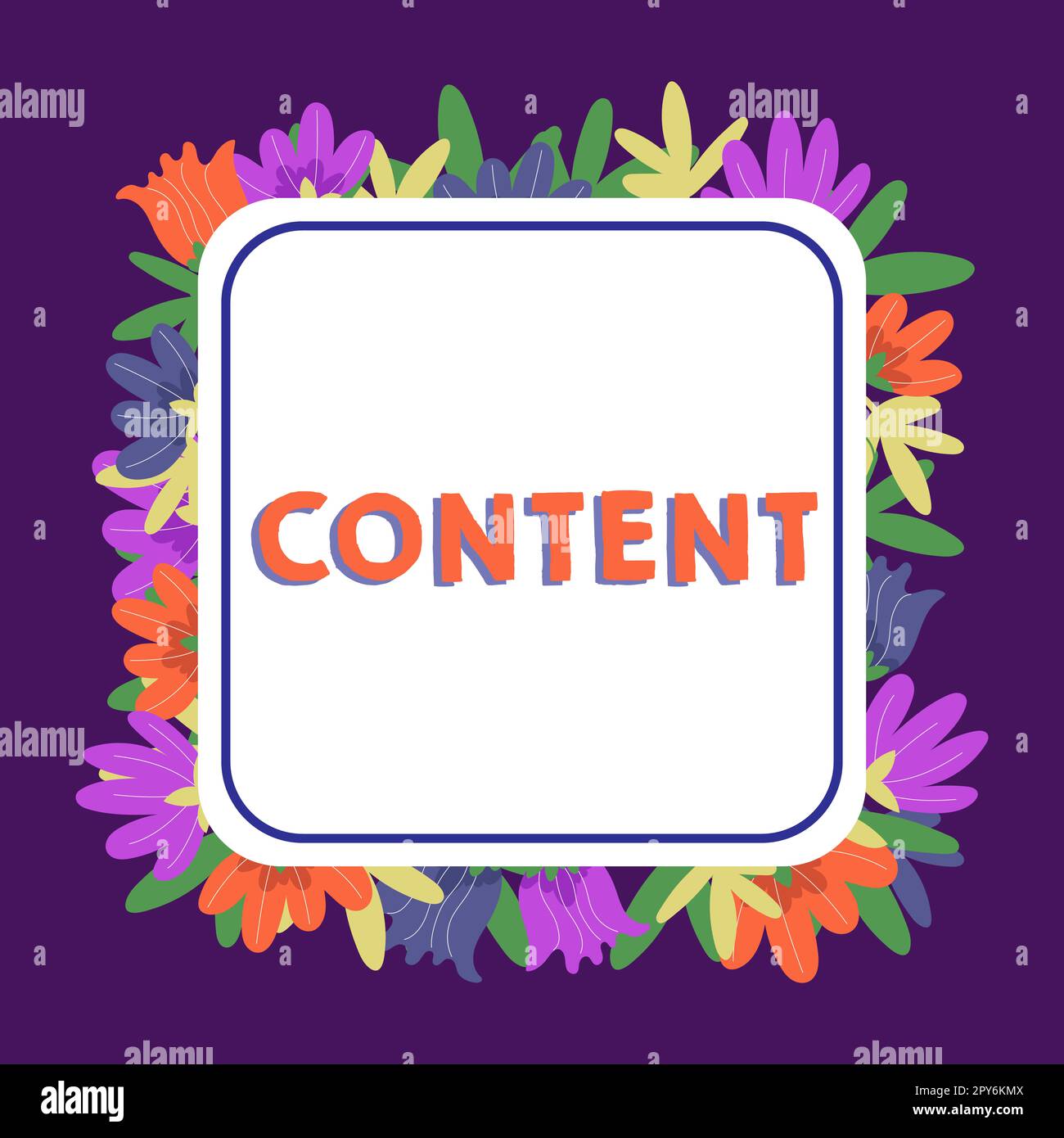 Conceptual caption Content. Word for Things included in something ...