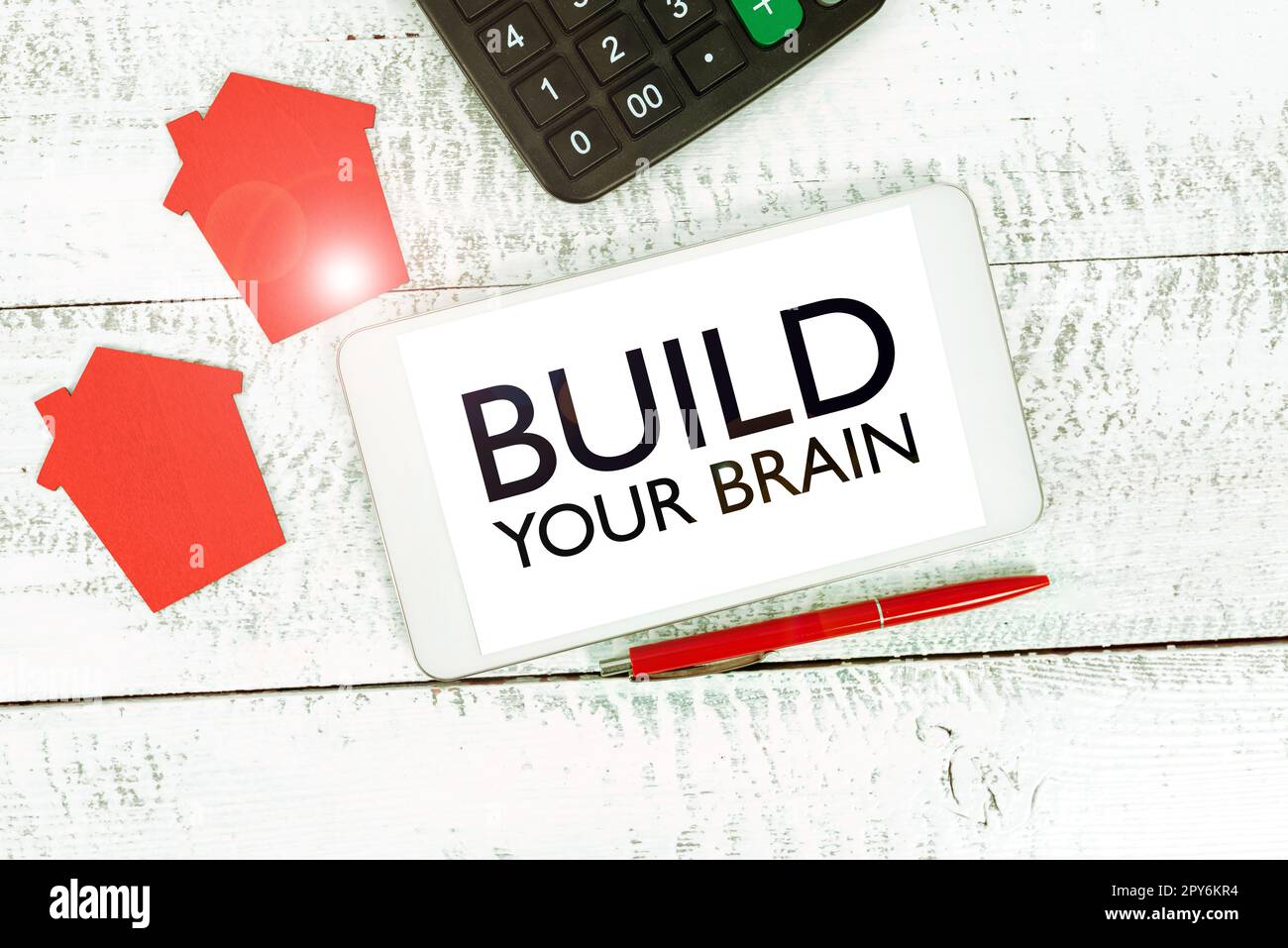 Hand writing sign Build Your Brain. Concept meaning mental activities ...