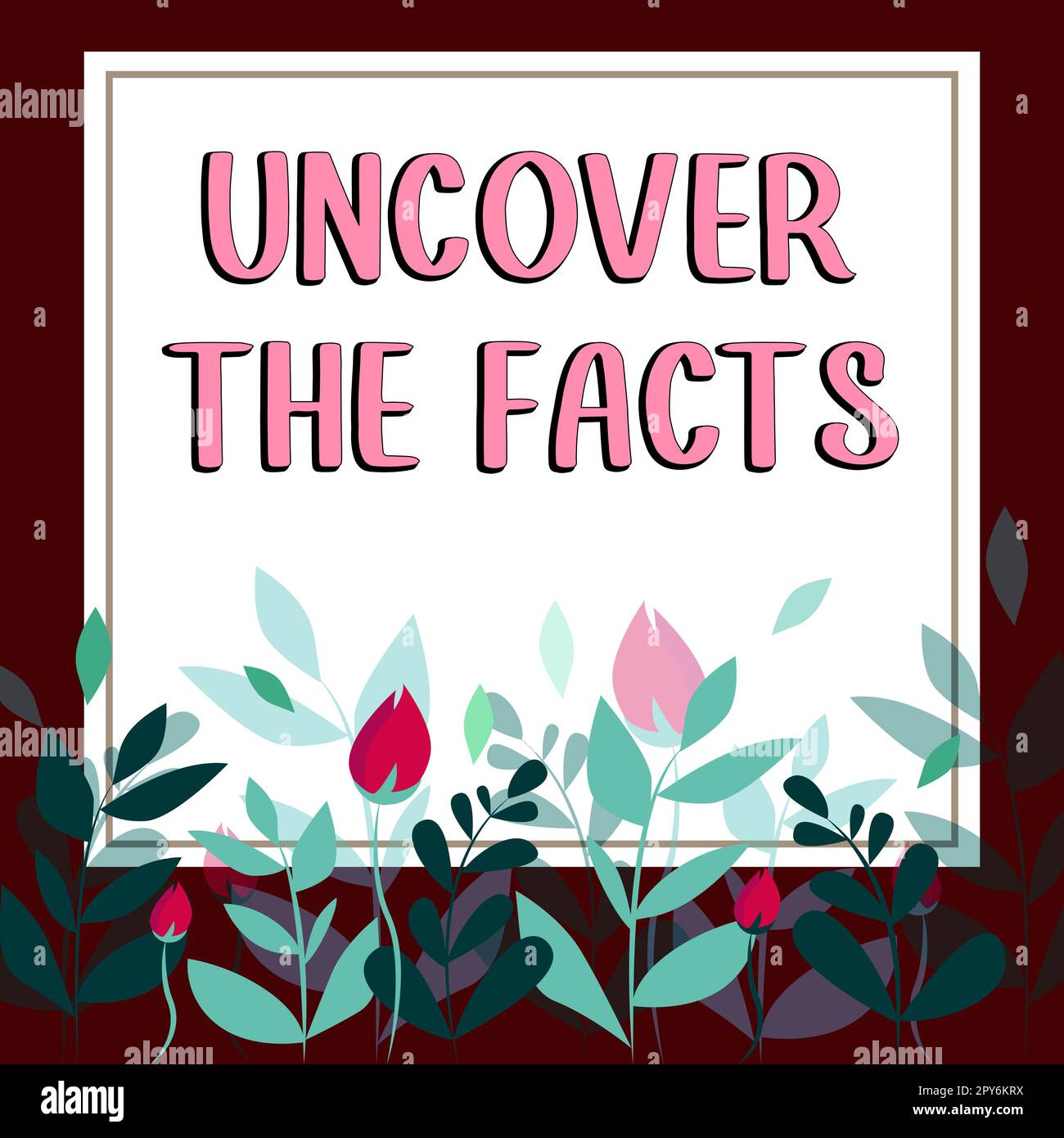 Text sign showing Uncover The Facts. Conceptual photo Find the truth ...