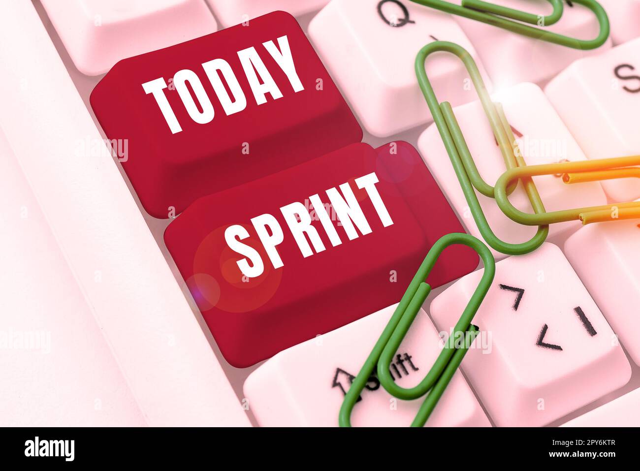 Hand writing sign Sprint. Business idea to move at top speed especially ...