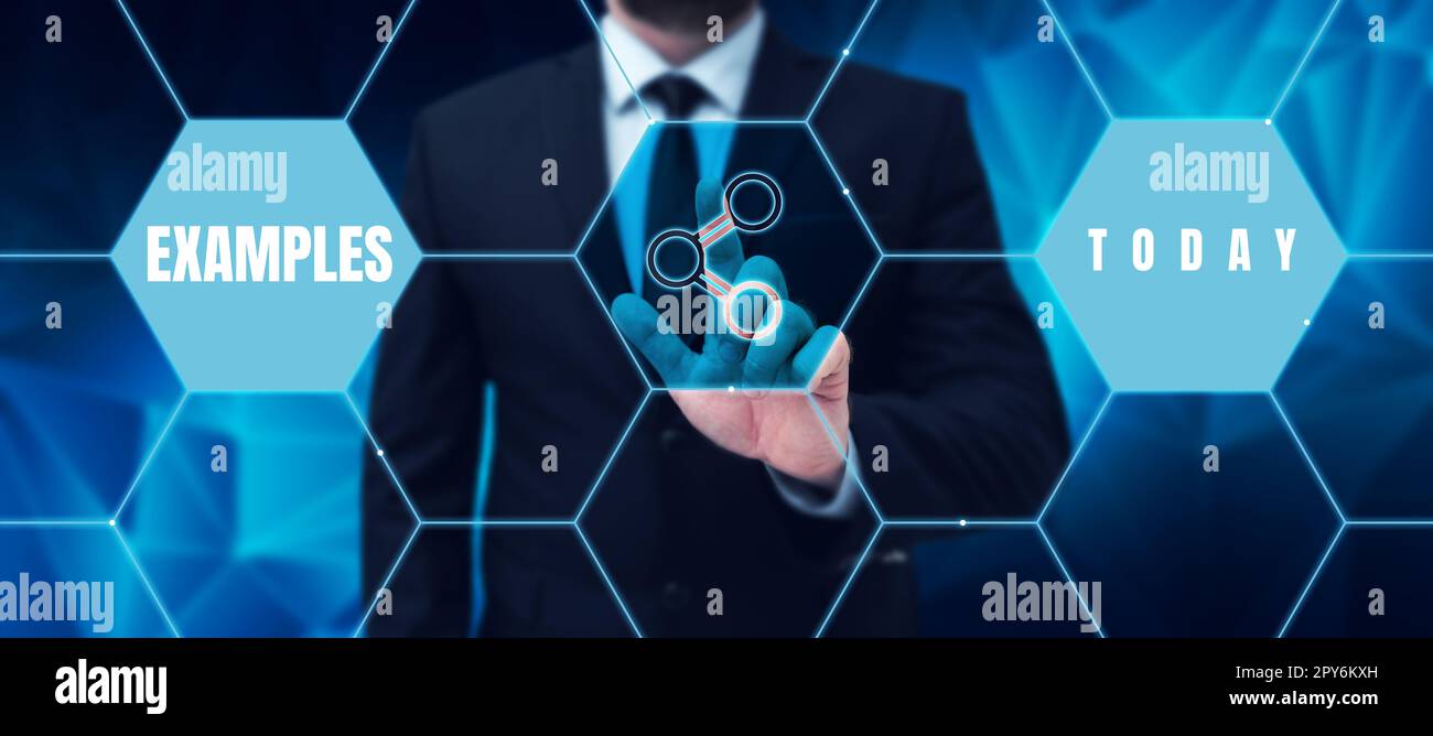 Text caption presenting Examples. Word Written on photo Sample Model to ...