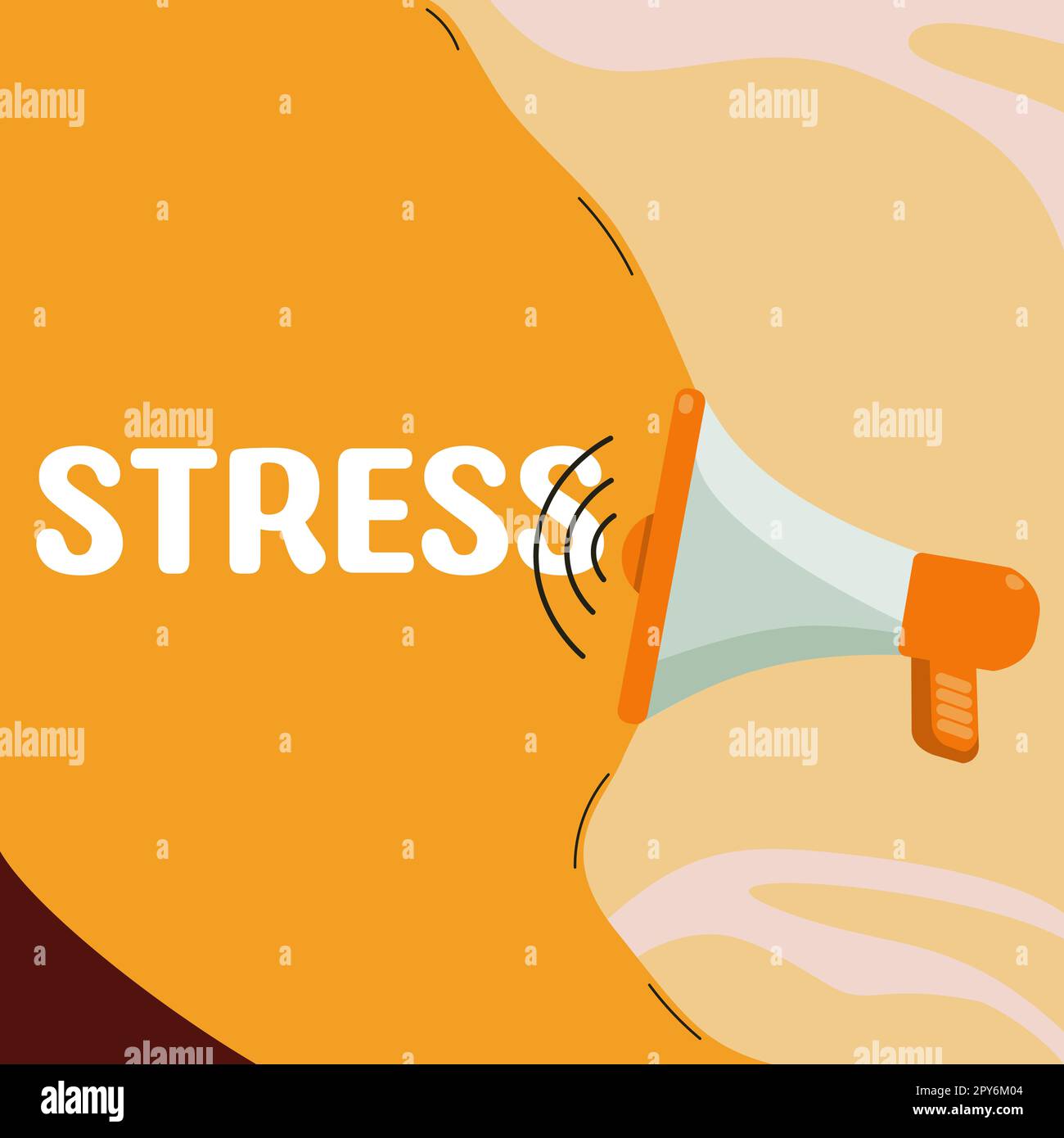 Text showing inspiration Stress. Internet Concept a physical chemical ...