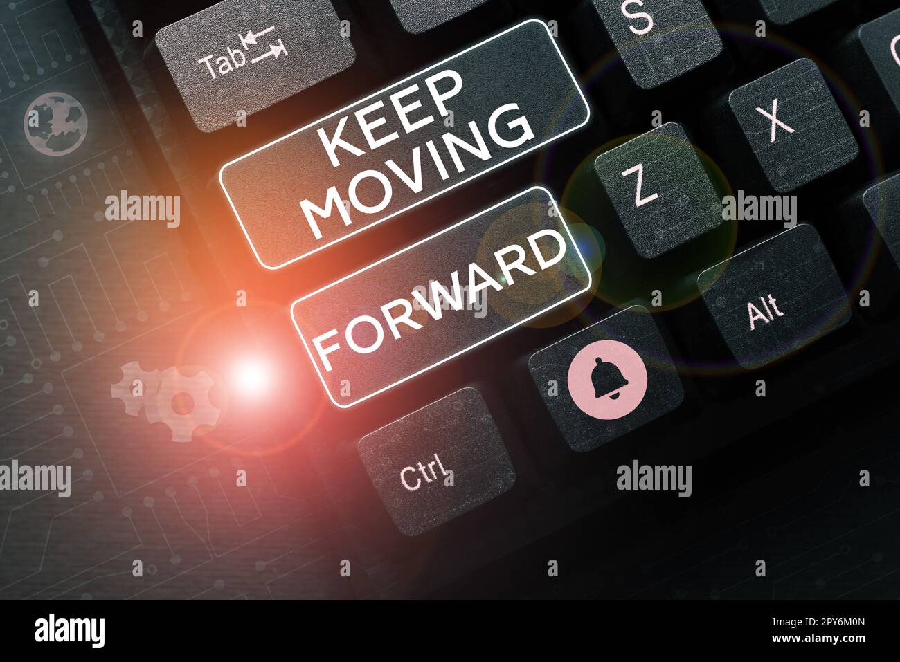 Conceptual display Keep Moving Forward. Business idea invitation anyone ...