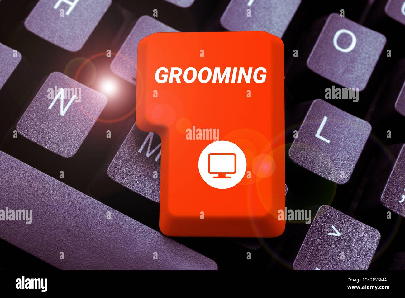 Writing displaying text Grooming. Business approach hygienic care and ...