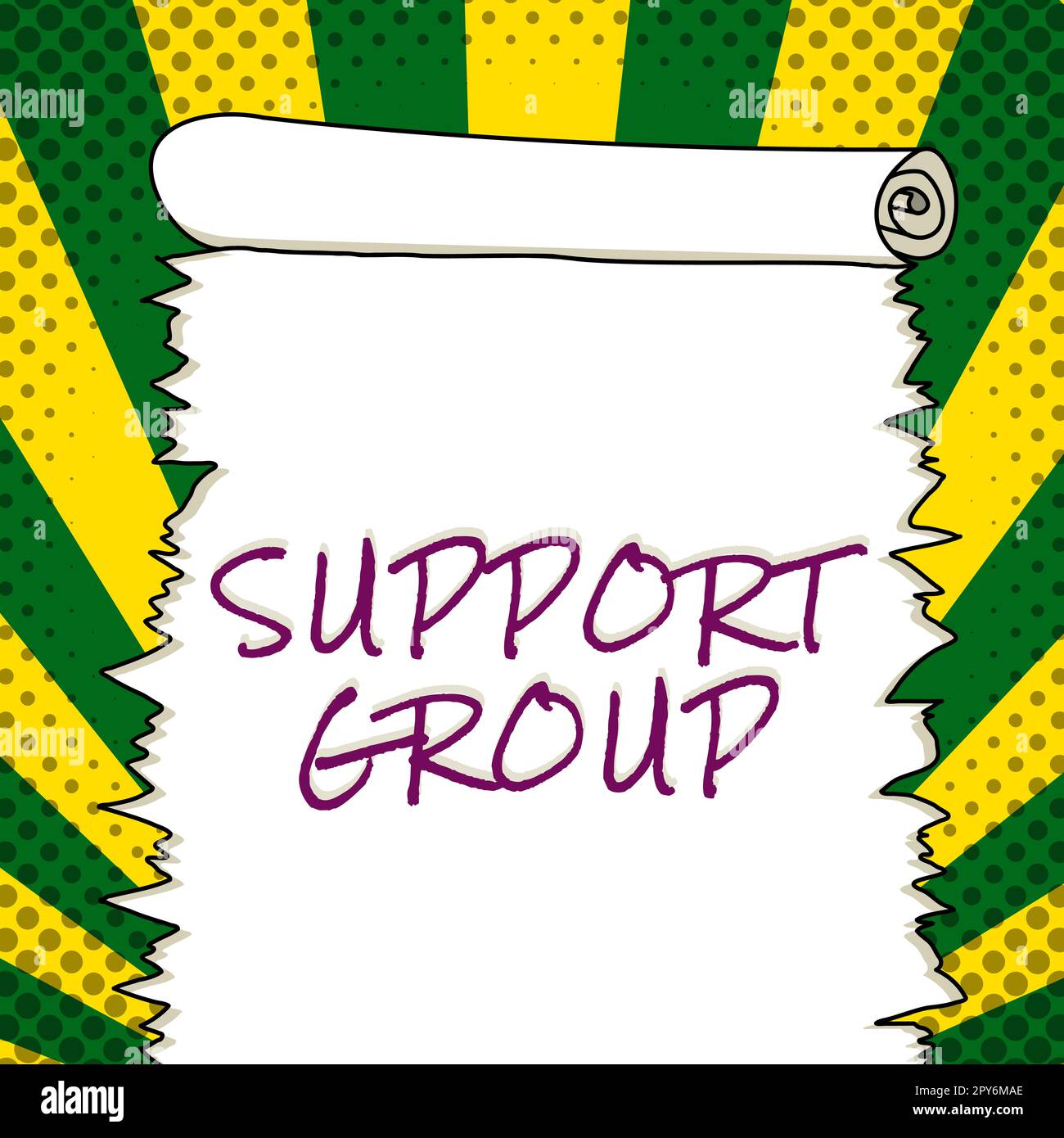 Conceptual display Support Group. Business showcase number of people ...