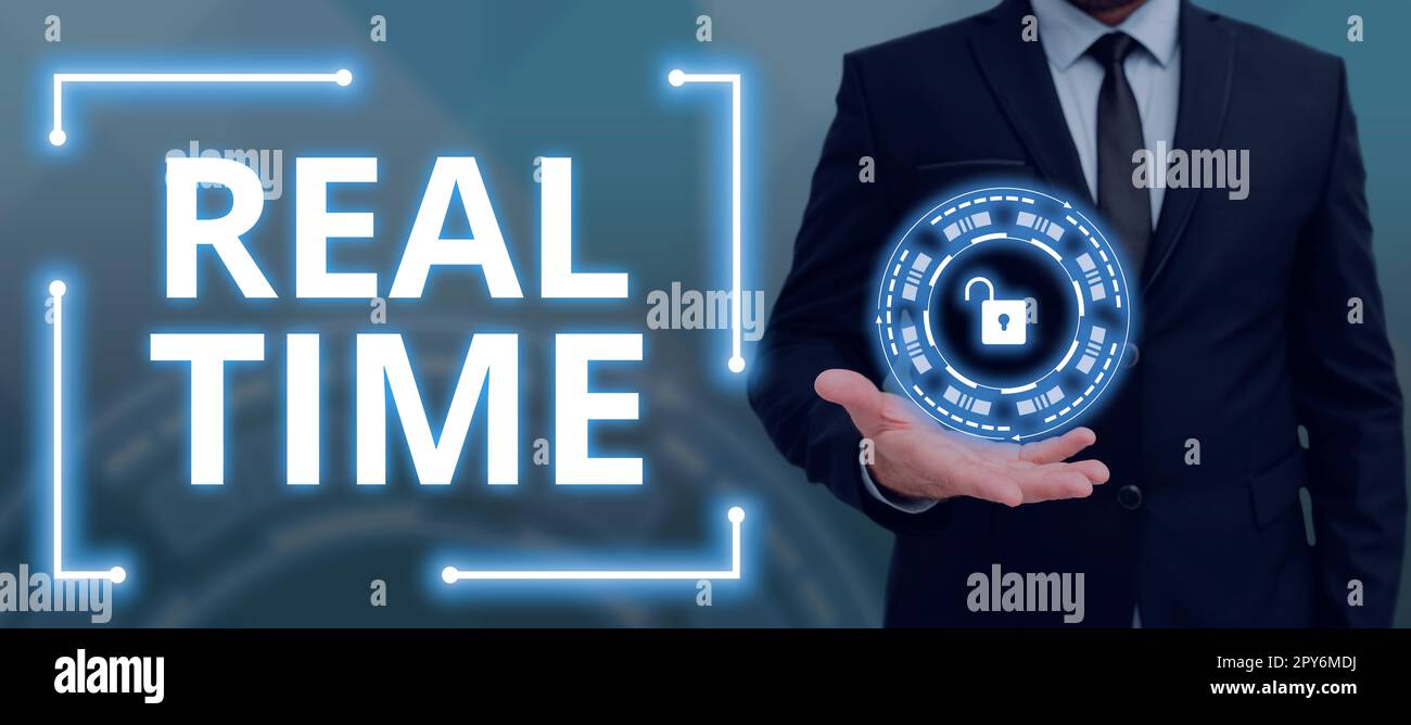 Conceptual caption Real Time. Word for the actual time during which a ... Conceptual caption Real Time. Word for the actual time during which a ...