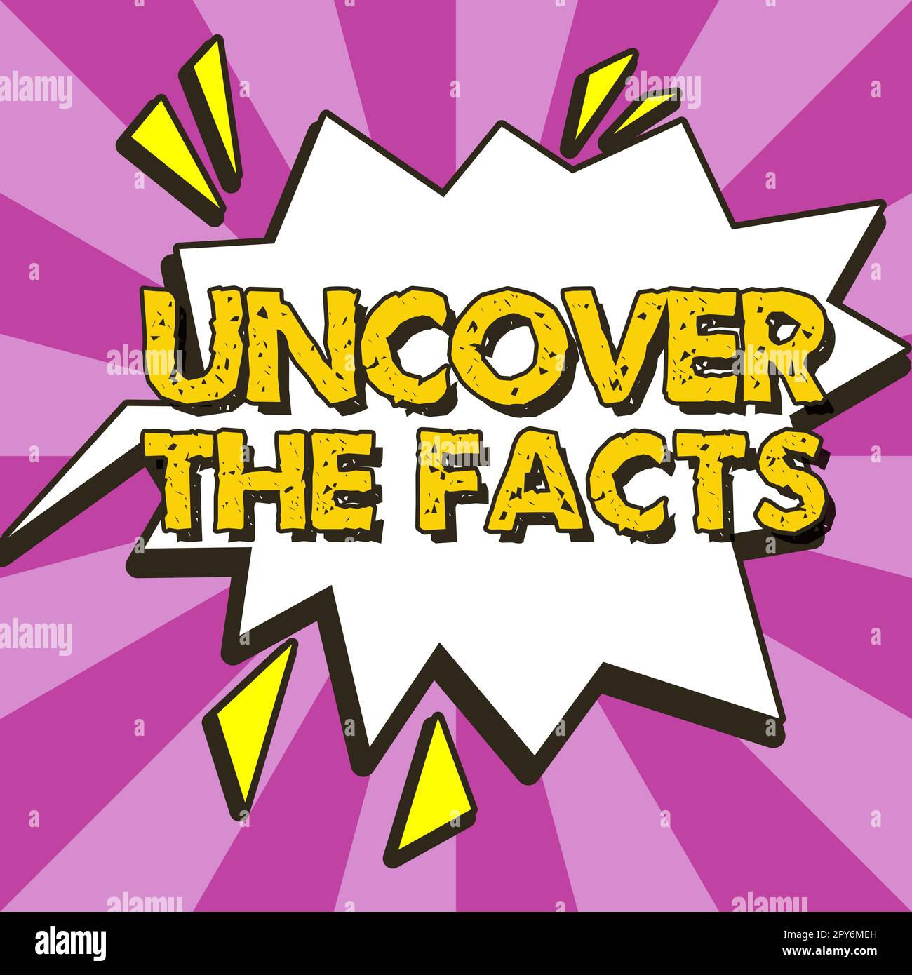 Text sign showing Uncover The Facts. Word Written on Find the truth and ...