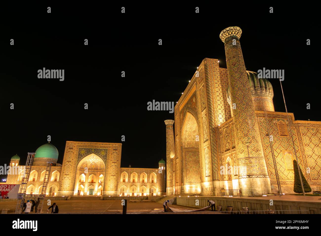 Samarkand Landmarks, Uzbekistan Stock Photo - Alamy