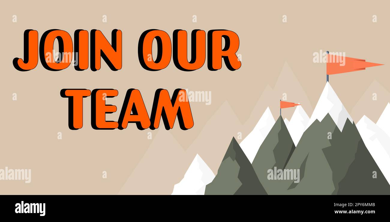 Inspiration showing sign Join Our Team. Word Written on Allied ...