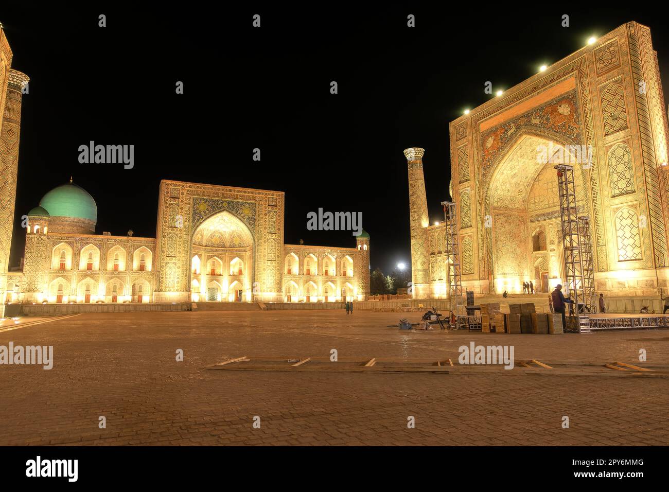Samarkand Landmarks, Uzbekistan Stock Photo - Alamy