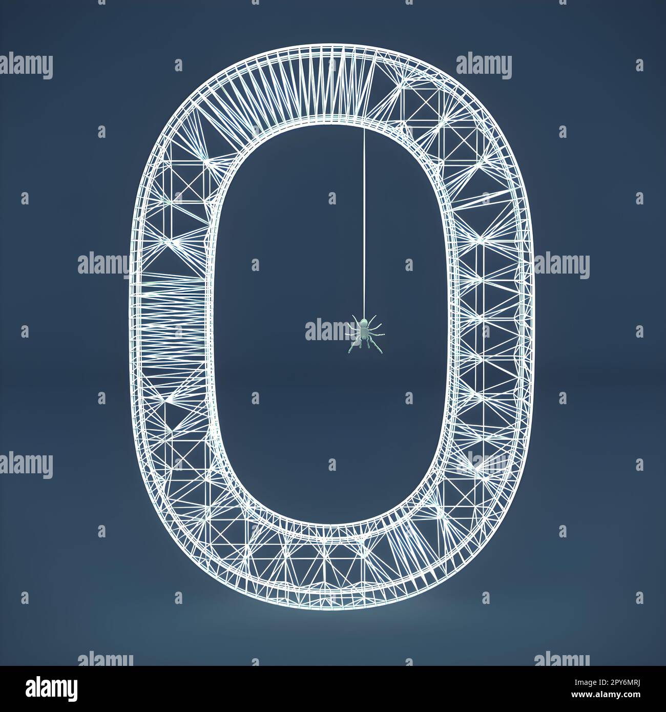 Creative 3D Typography Design - Alphabet series - letter O in the shape ...