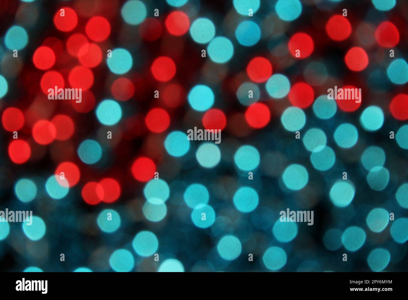 Red and blue bokeh hi-res stock photography and images - Alamy