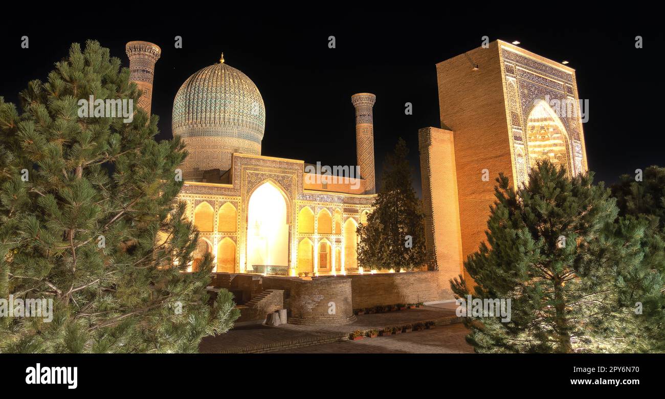 Samarkand Landmarks, Uzbekistan Stock Photo - Alamy