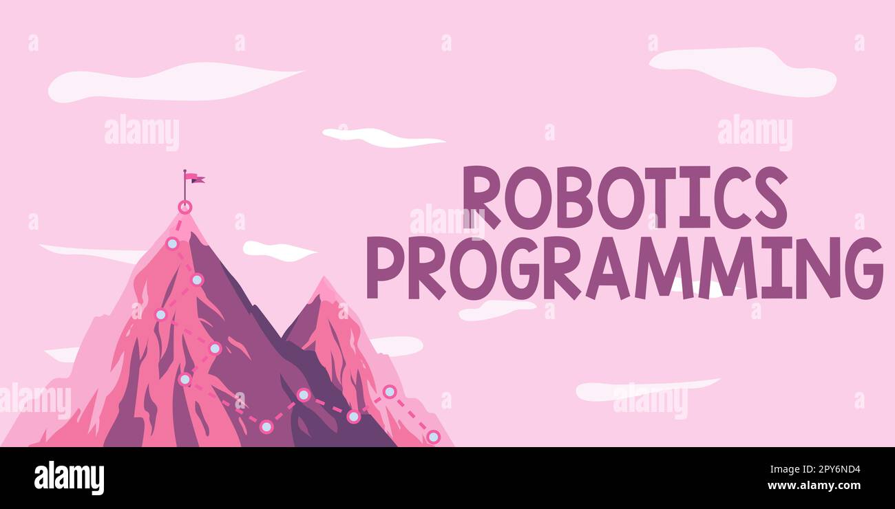 Conceptual Caption Robotics Programming Business Approach Software That Used To Perform