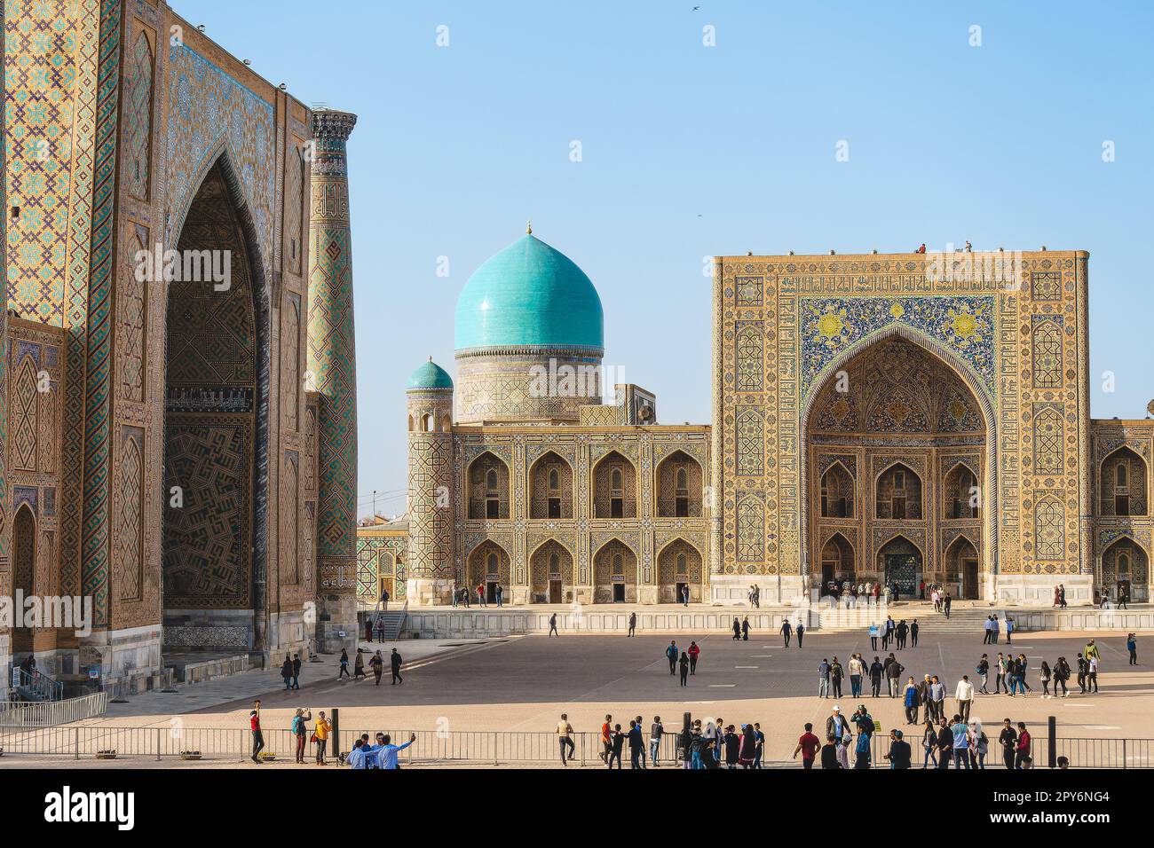 Samarkand Landmarks, Uzbekistan Stock Photo - Alamy