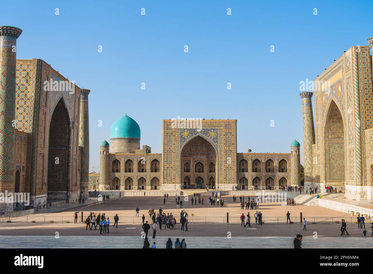 Samarkand Landmarks, Uzbekistan Stock Photo - Alamy