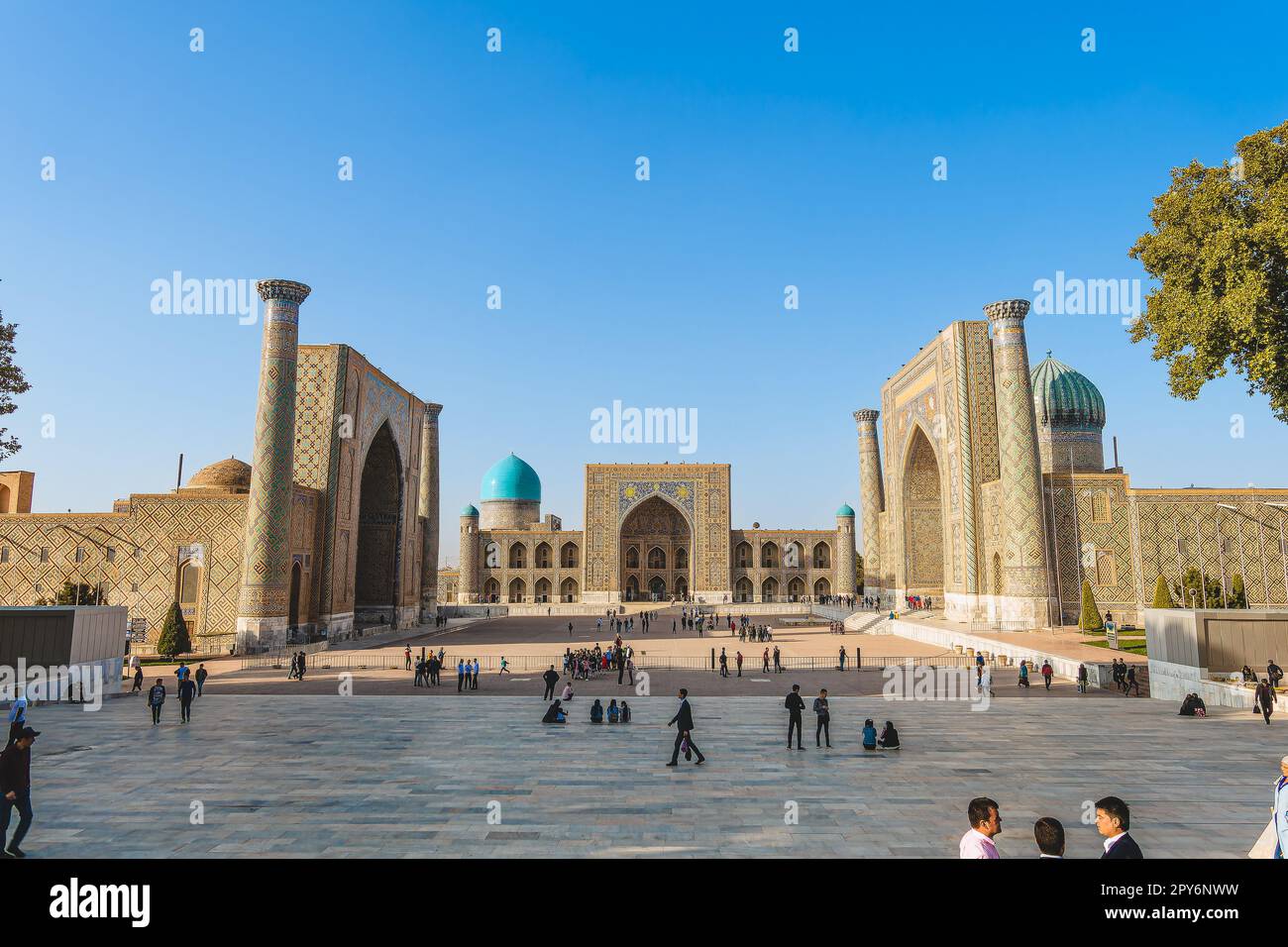 Samarkand Landmarks, Uzbekistan Stock Photo - Alamy