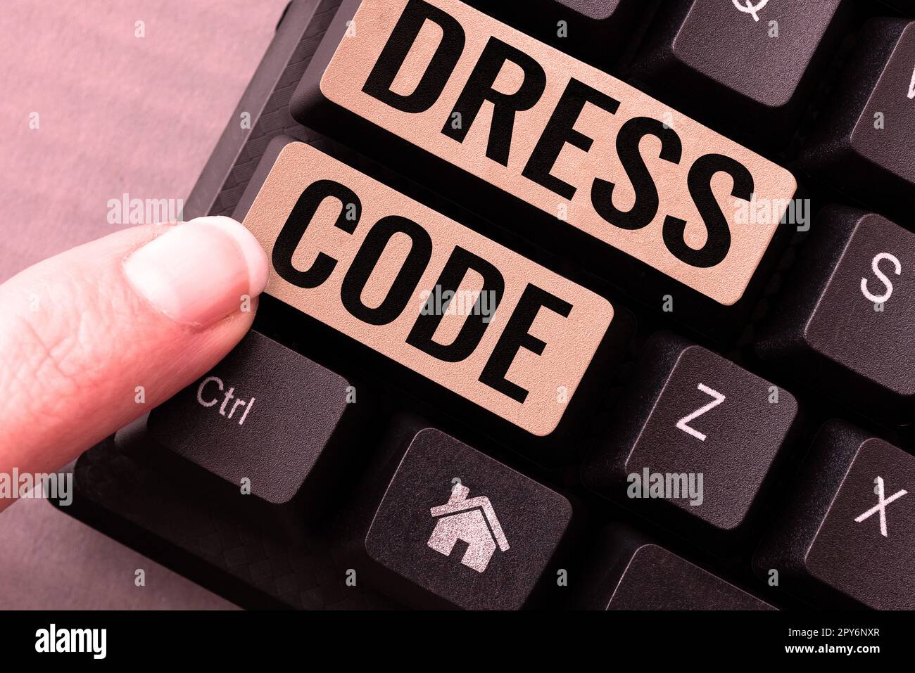 Inspiration showing sign Dress Code. Internet Concept an accepted way ...
