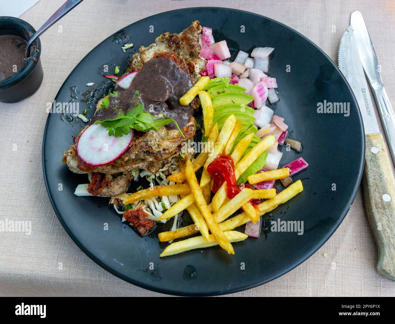 Poc Chuc, Yucatecan Grilled Pork meal speciality, Restaurante El Atrio ...
