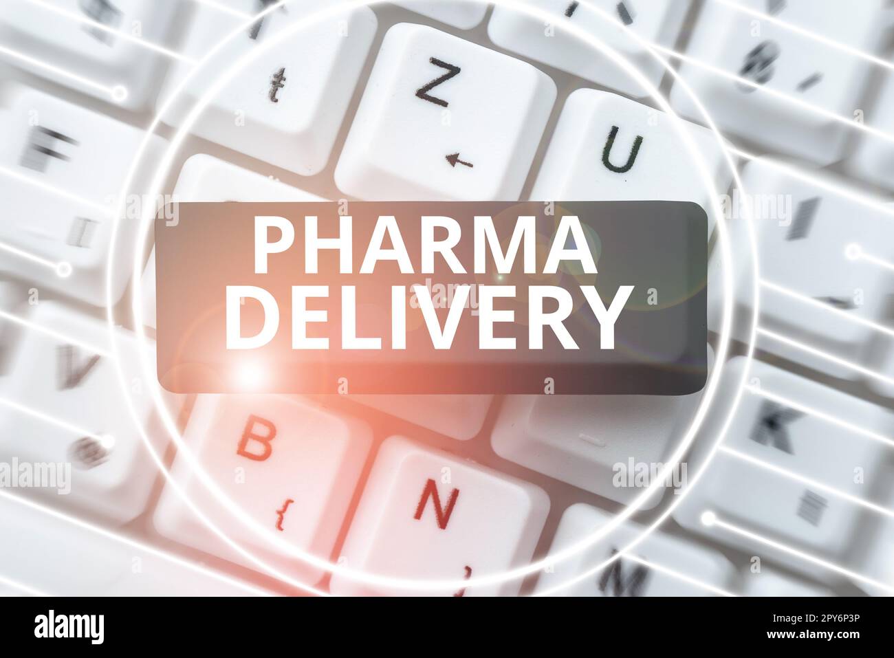 Hand writing sign Pharma Delivery. Internet Concept getting your ...