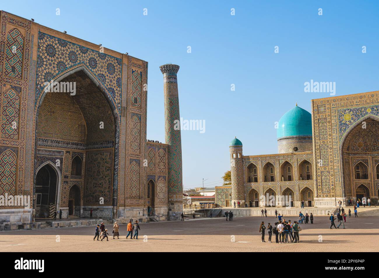 Samarkand Landmarks, Uzbekistan Stock Photo - Alamy
