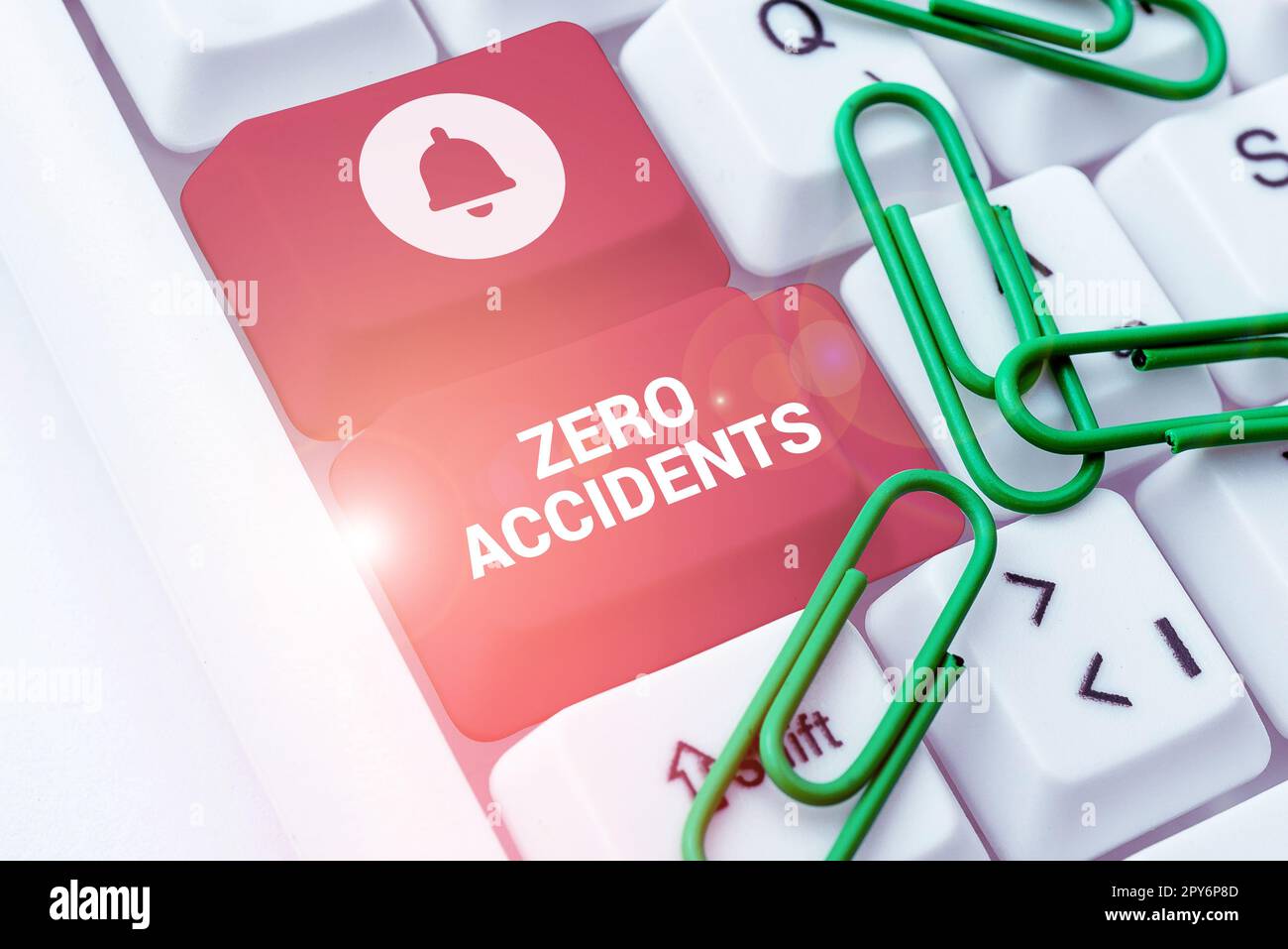 Sign displaying Zero Accidents. Business idea important strategy for ...