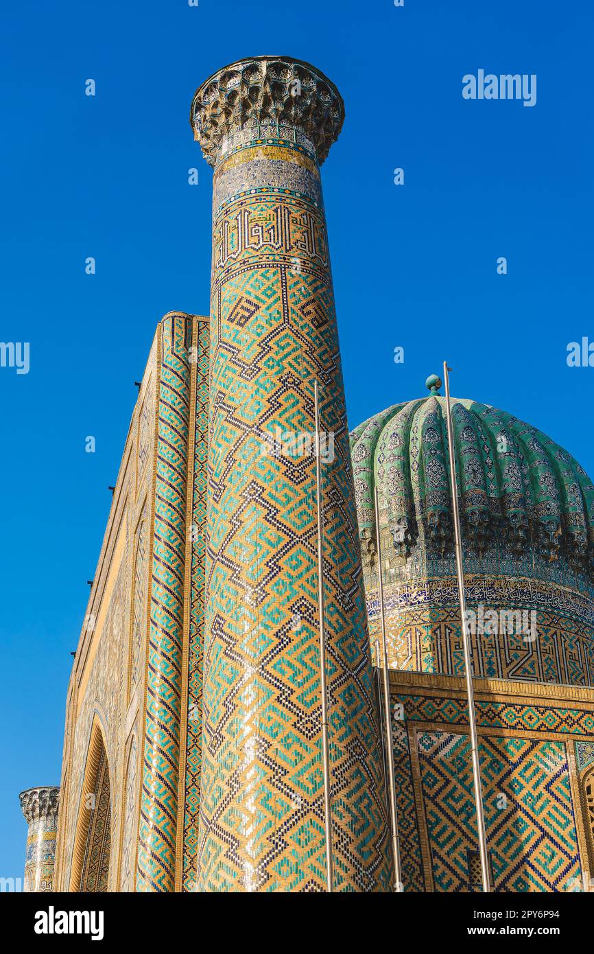 Samarkand Landmarks, Uzbekistan Stock Photo - Alamy
