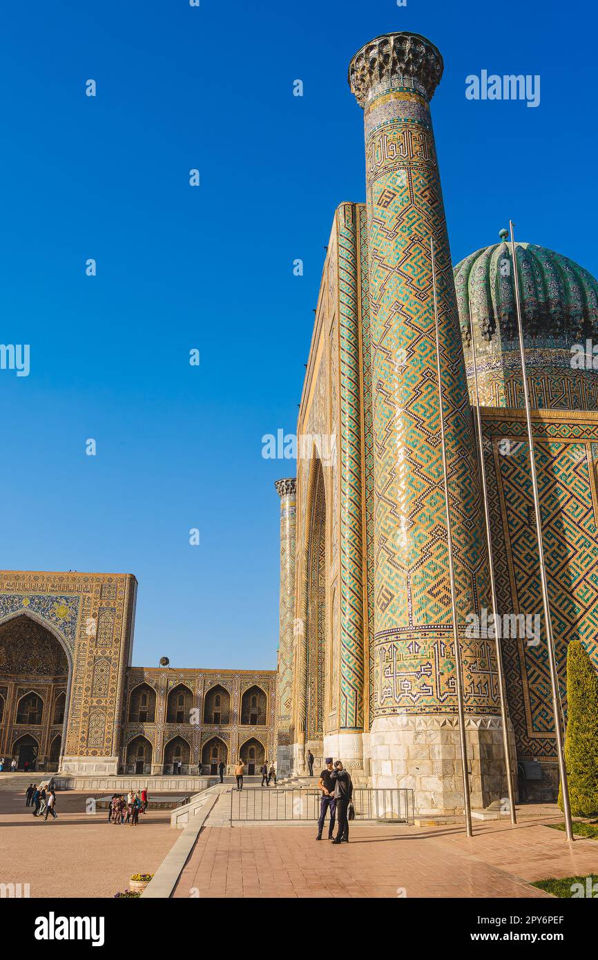 Samarkand Landmarks, Uzbekistan Stock Photo - Alamy
