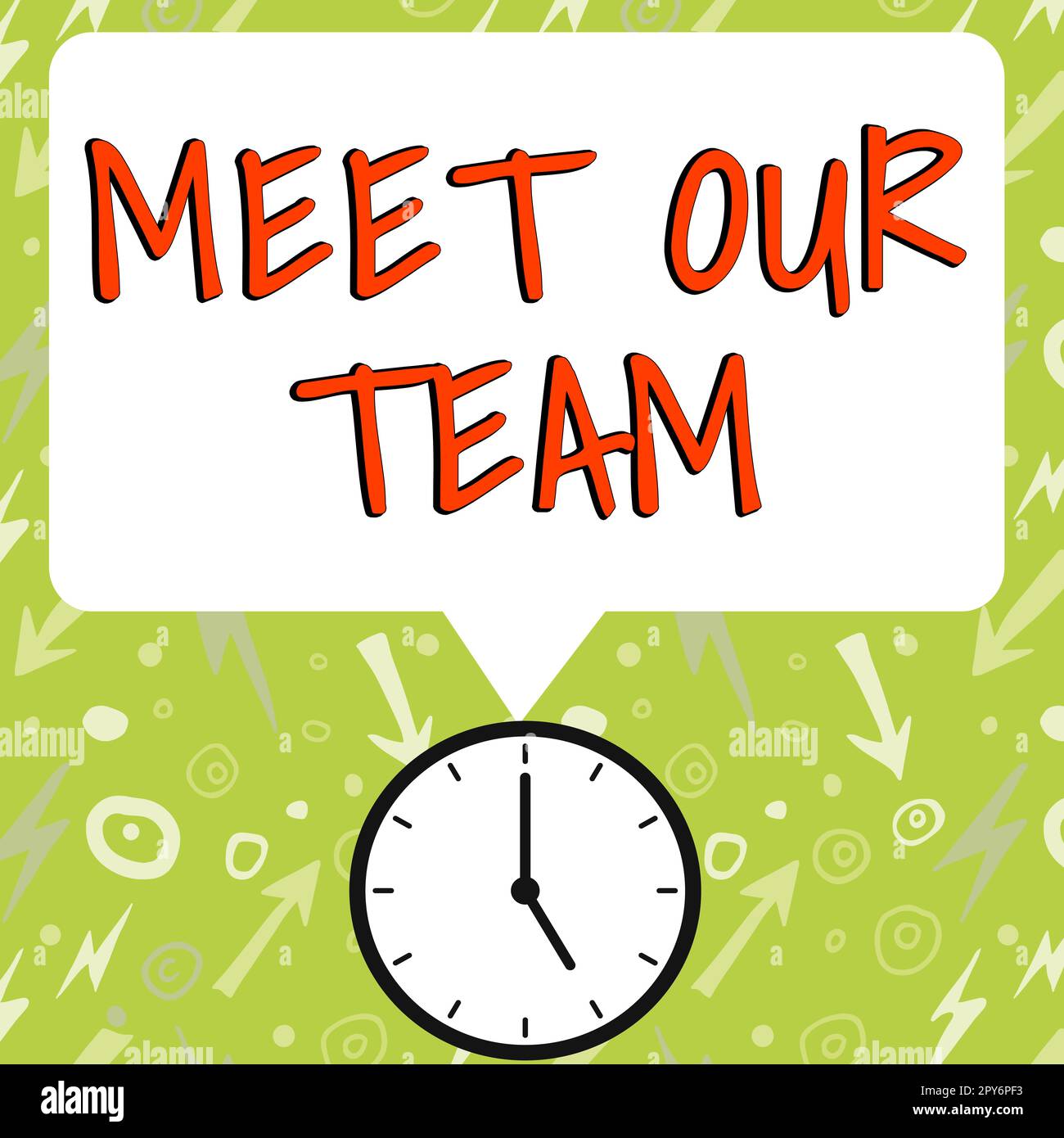 Text showing inspiration Meet Our Team. Conceptual photo introducing ... Text showing inspiration Meet Our Team. Conceptual photo introducing ...