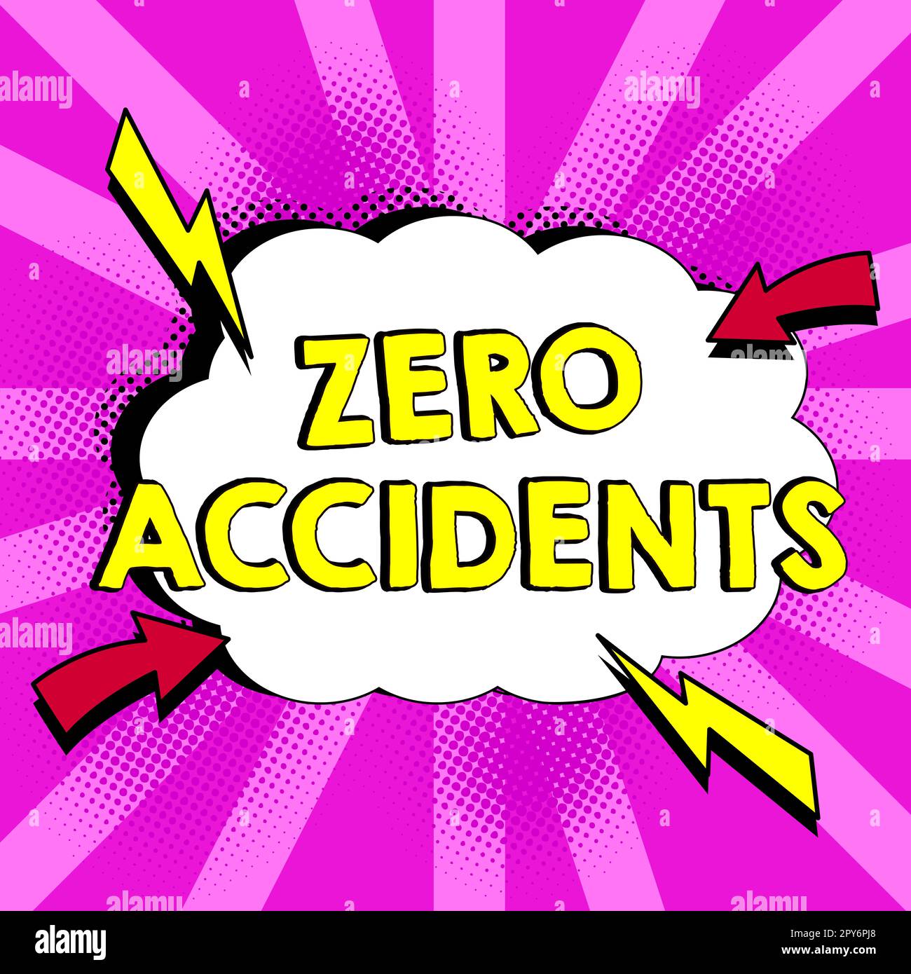 Conceptual display Zero Accidents. Business concept important strategy ...